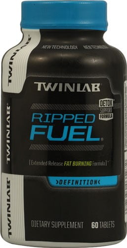 Twinlab Ripped Fuel Extended Release Fat Burning Formula - 60 Tablets ...