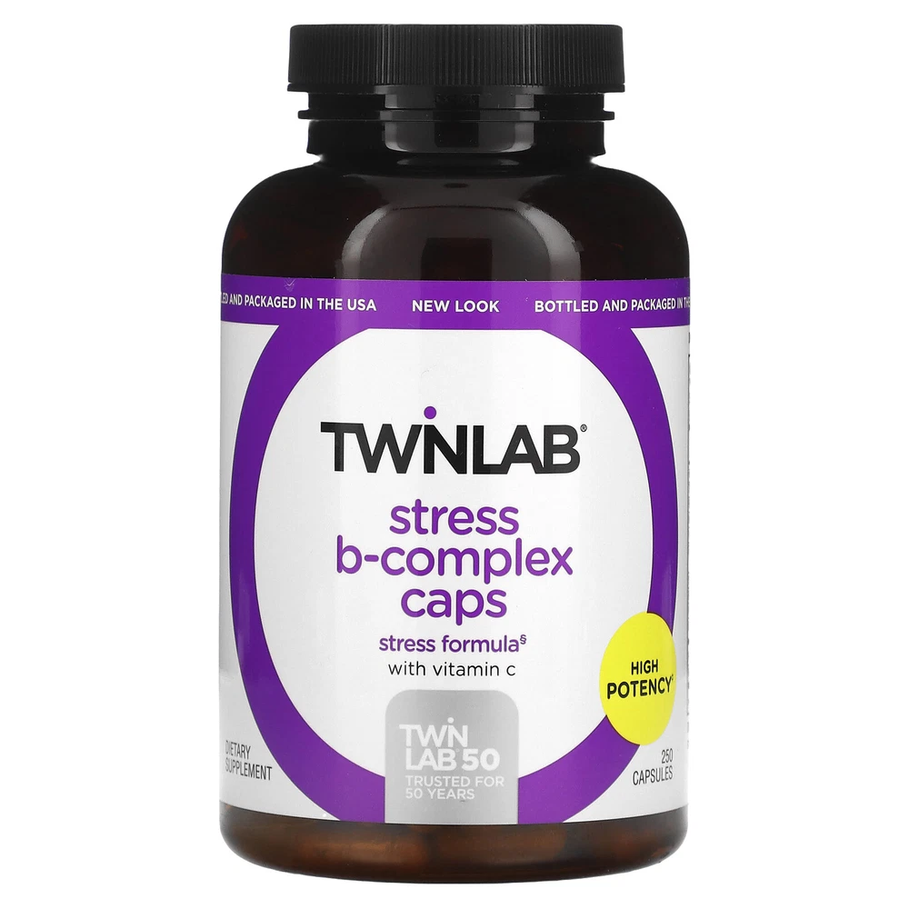 Twinlab, Stress B-Complex Caps, 250 Capsules - Walmart.com