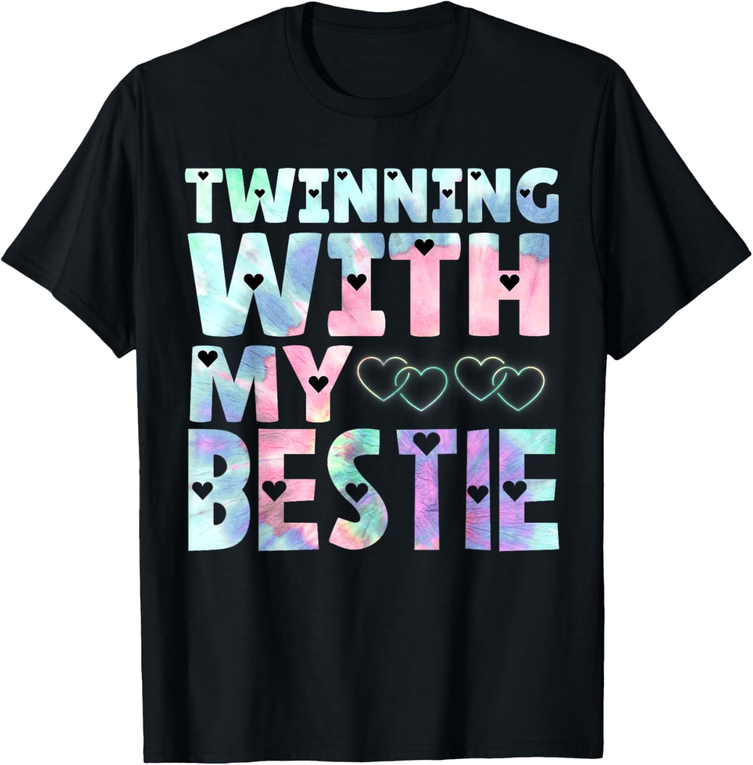 Twinning With My Bestie Matching Best Friend Twins Day T-Shirt ...