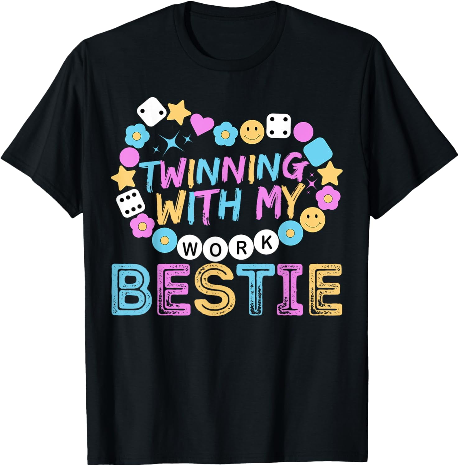 Twinning With My Work Bestie Spirit Week Best Friend Twin T-Shirt ...