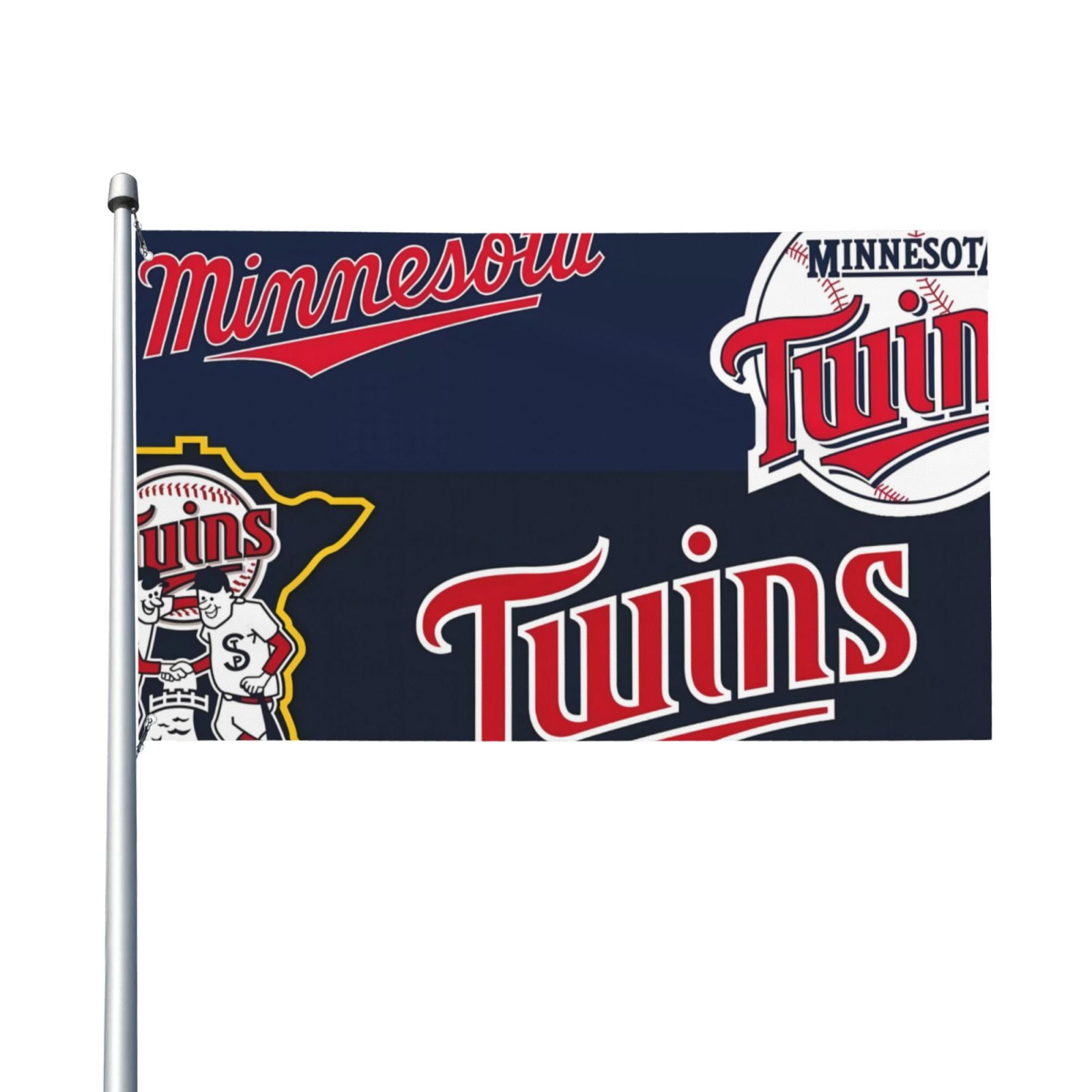 Twins Baseball Team Custom Outdoor 3x5FT Decorative Flags, Easy to ...