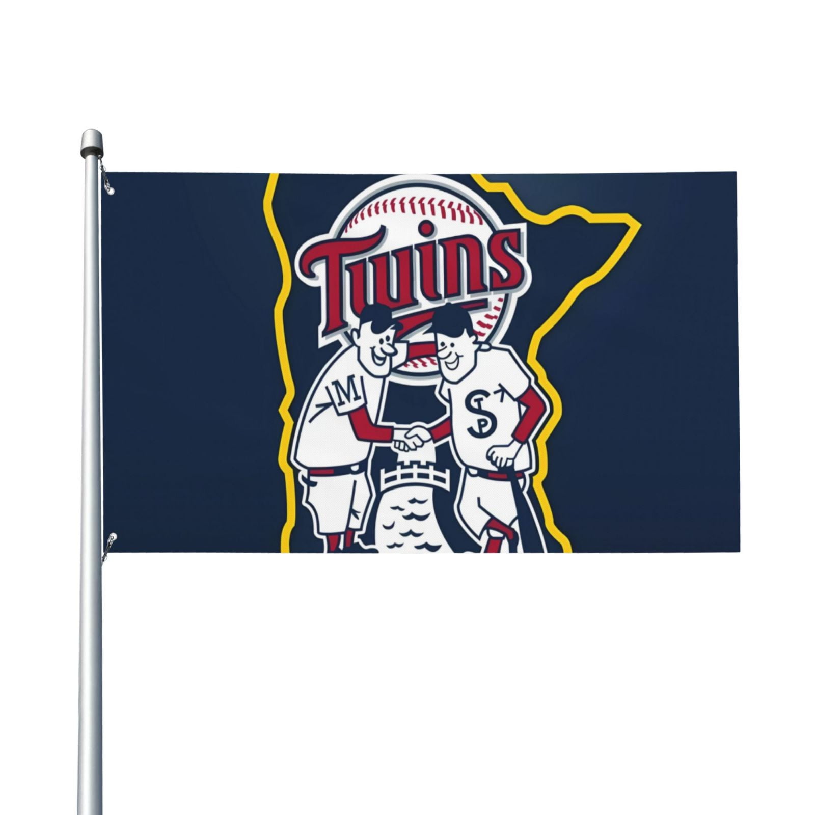 Twins Baseball Team Custom Outdoor 3x5FT Decorative Flags, Easy to ...