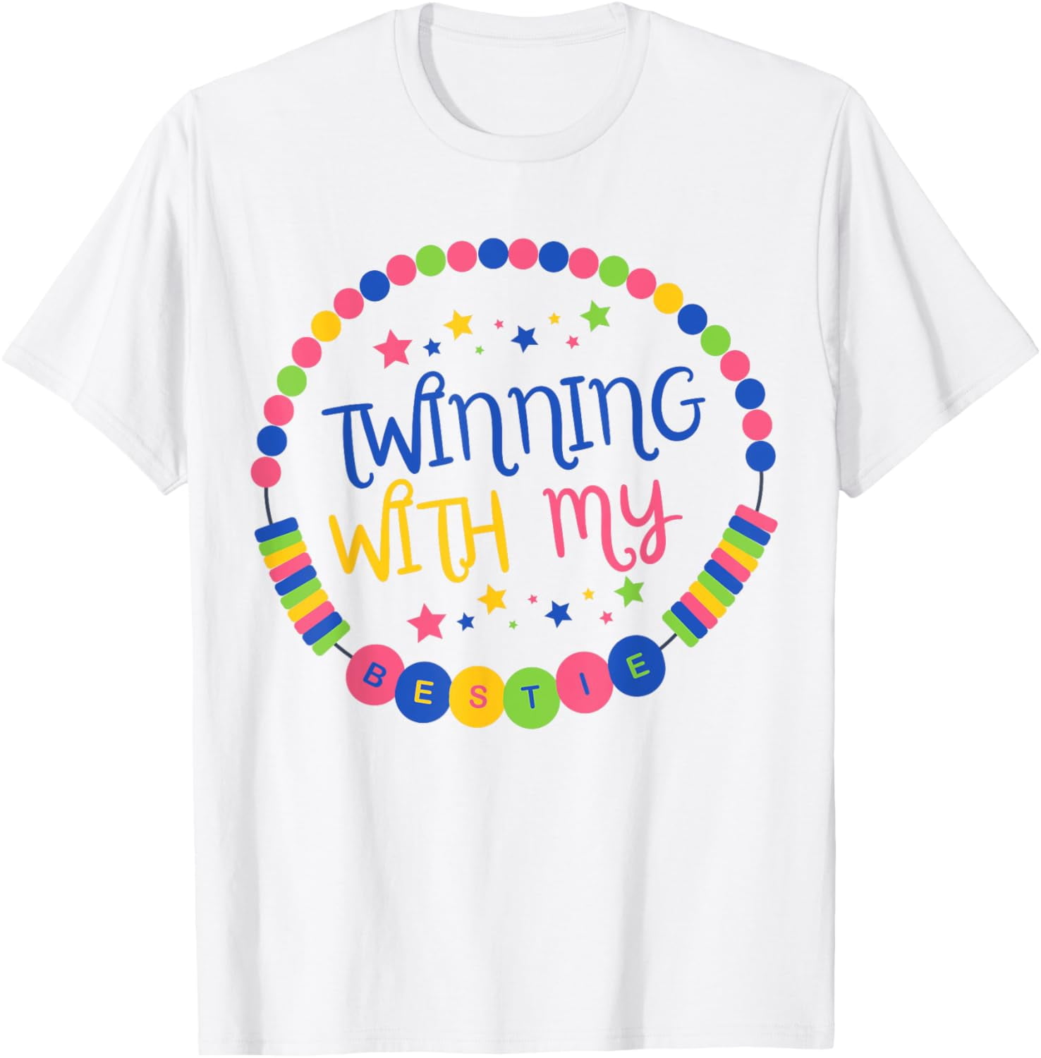 Twins Day Friend Twin Matching Twinning With My Bestie Twin T-Shirt men ...