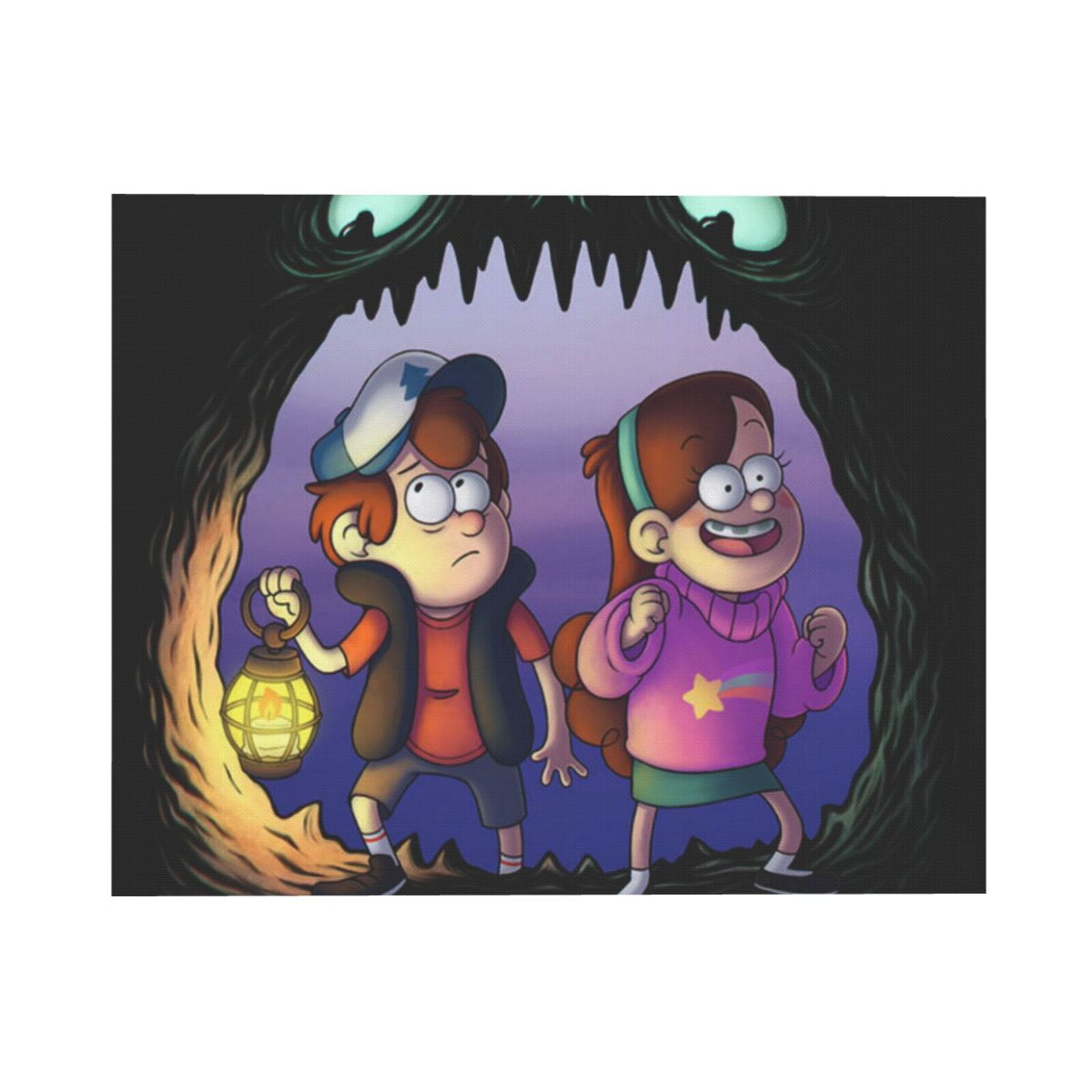 Twins Gravity Falls Mabel Pines Dipper Canvas Decorative Poster Gift ...