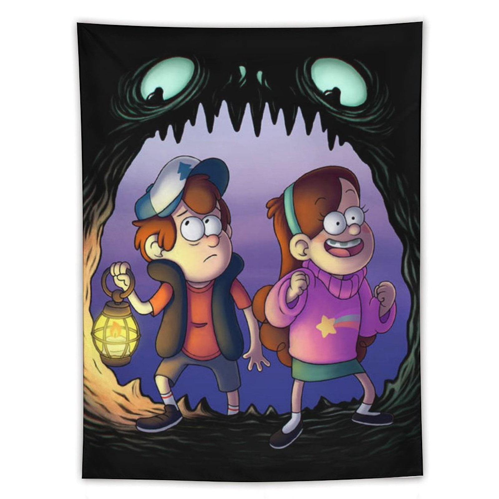 Twins Gravity Falls Mabel Pines Dipper Tapestry Luxury Wall Hanging ...