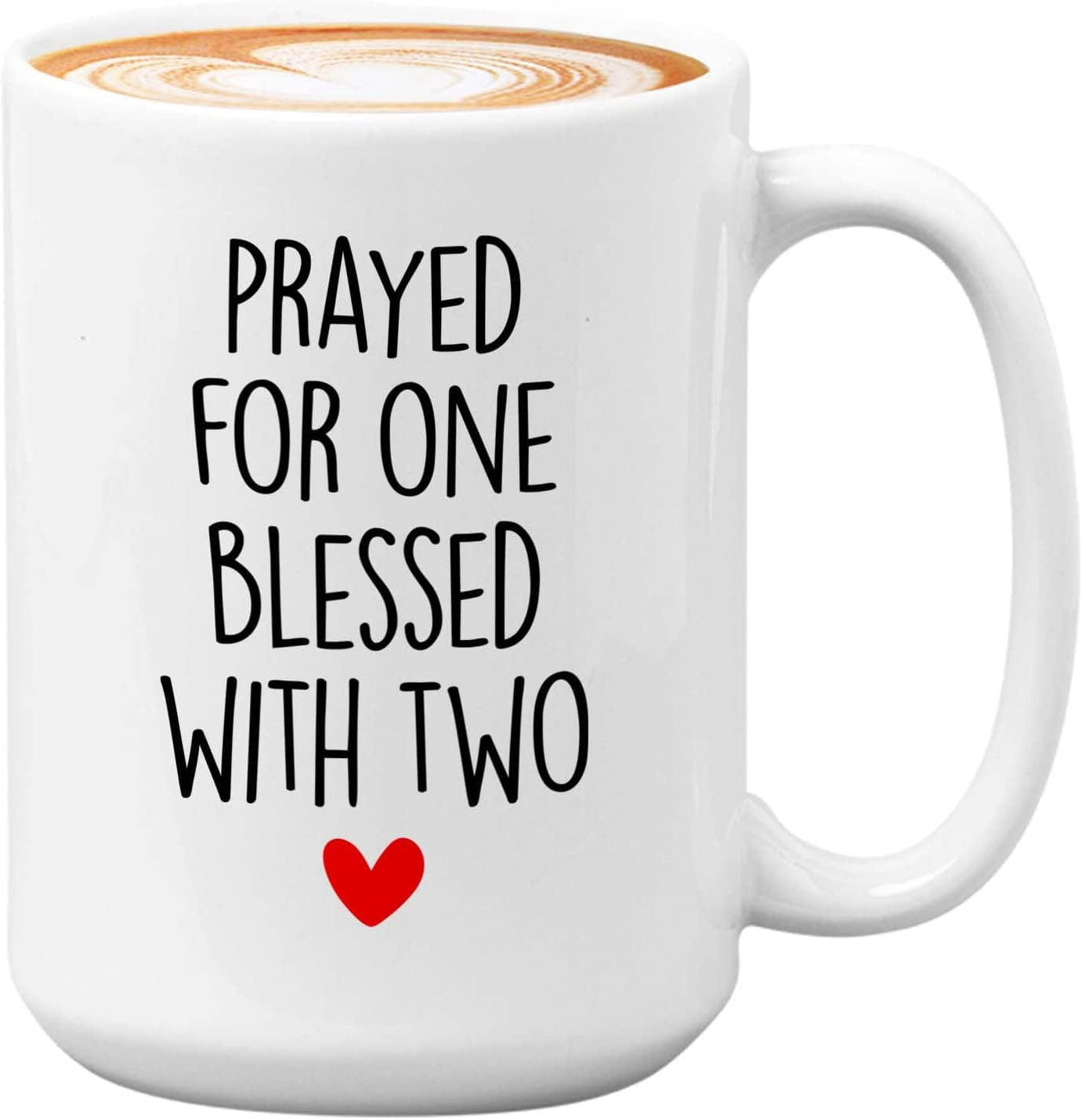 Twins Mug White 15 Oz - Blessed With Two - Twins Parents Mom Dad New ...