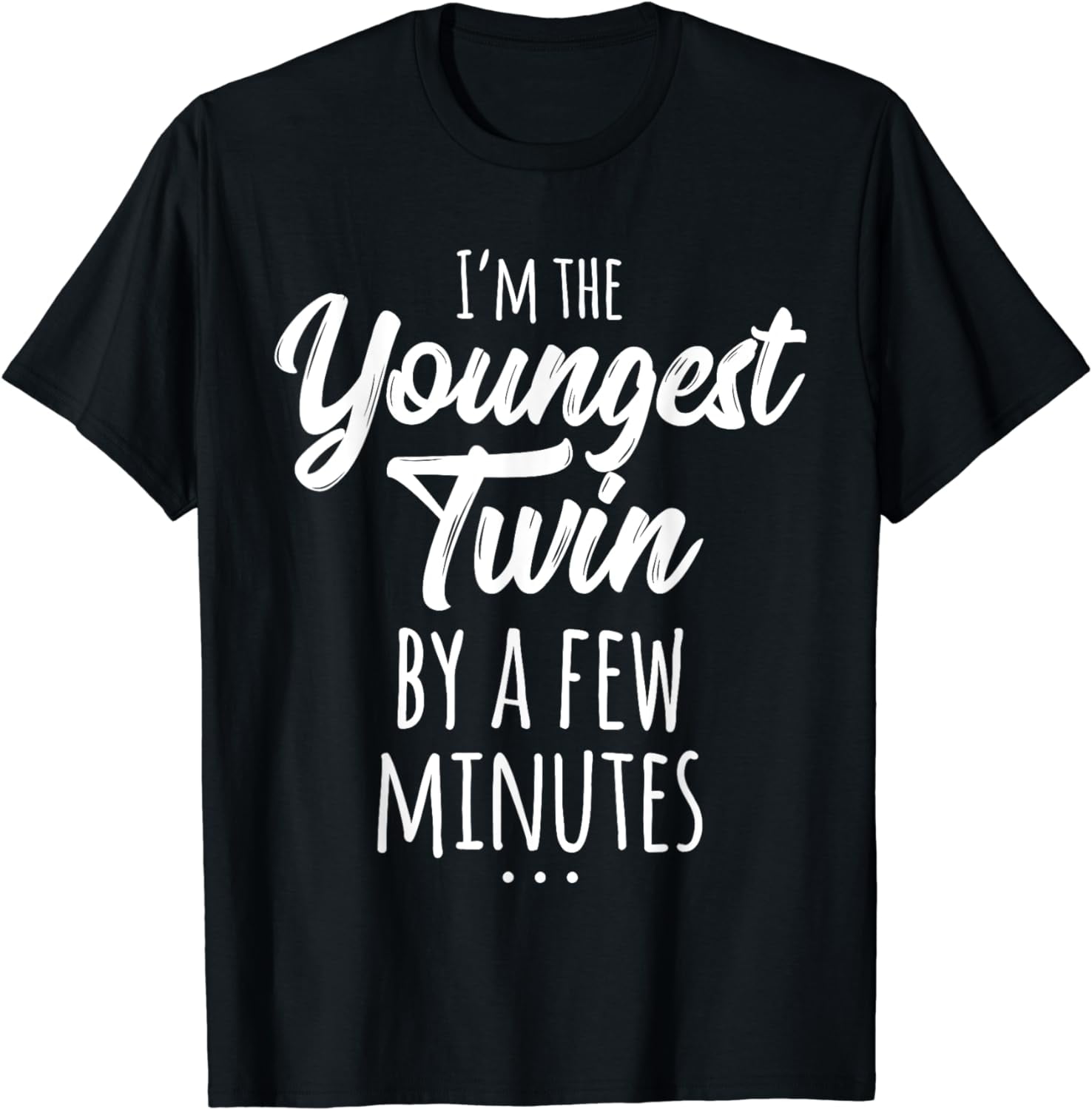 Twins Shirt Funny Birthday Siblings Youngest Twin T-Shirt - Walmart.com