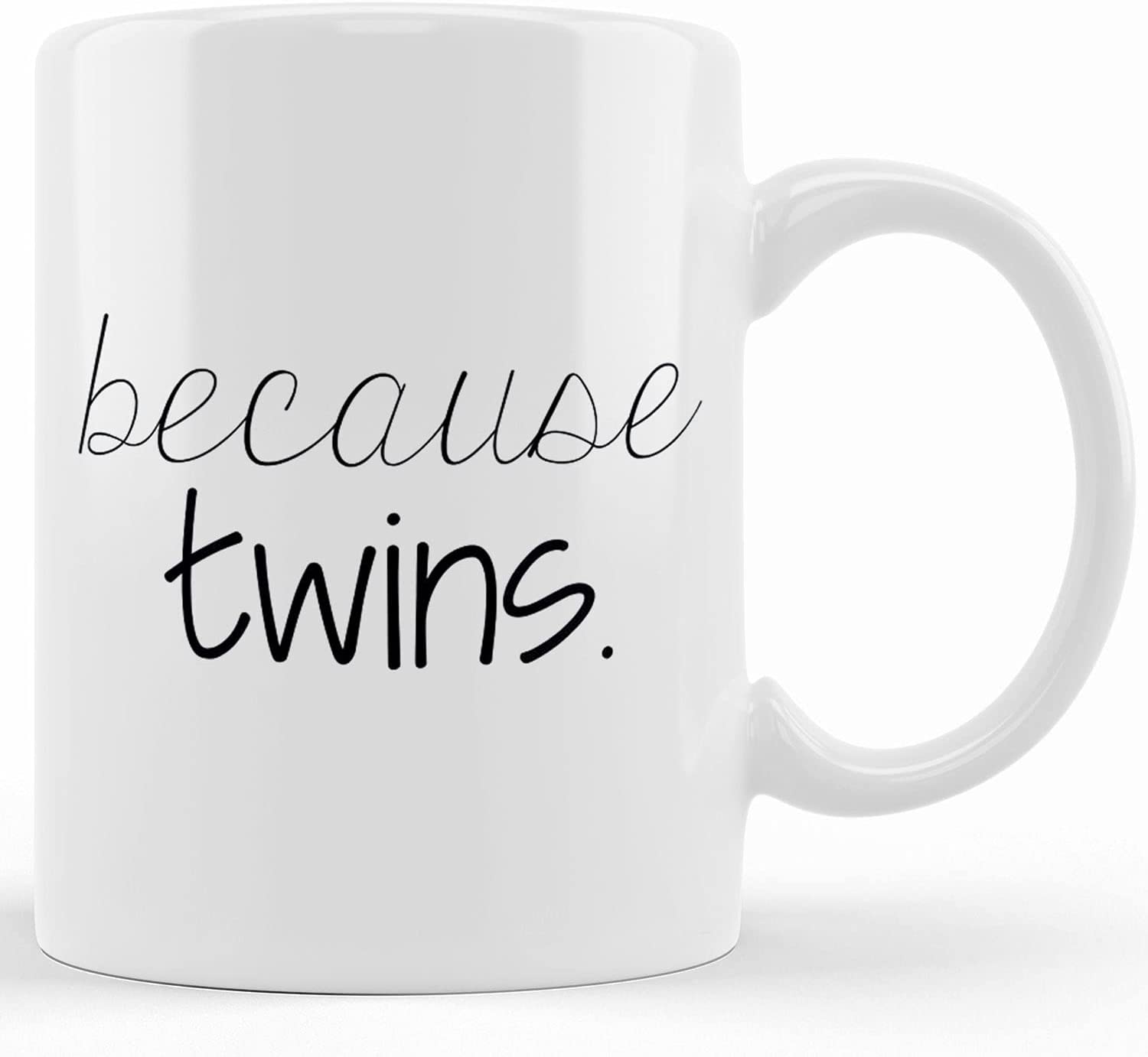 Because Twins, Twins Fathers Day, Twin Coffee Mug, Expecting Twins, New ...