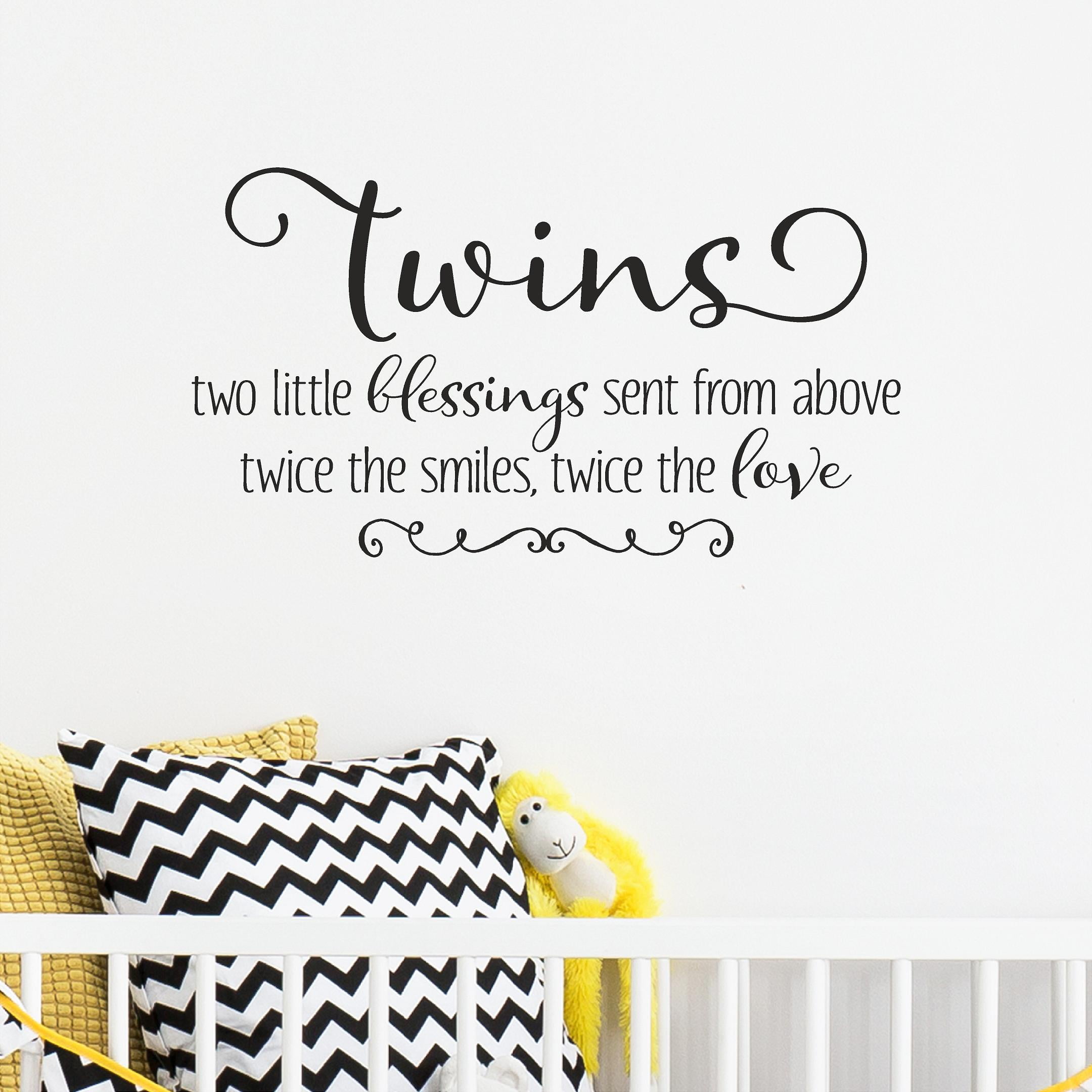 Twins Two Little Blessings Sent From Above Twice The Smiles, Twice The ...