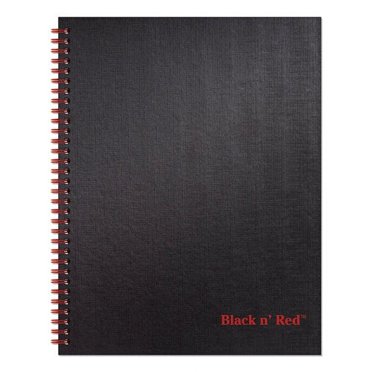 Casebound Notebooks, 1 Subject, Wide/legal Rule, Black Cover, 8.25 X 5. ...