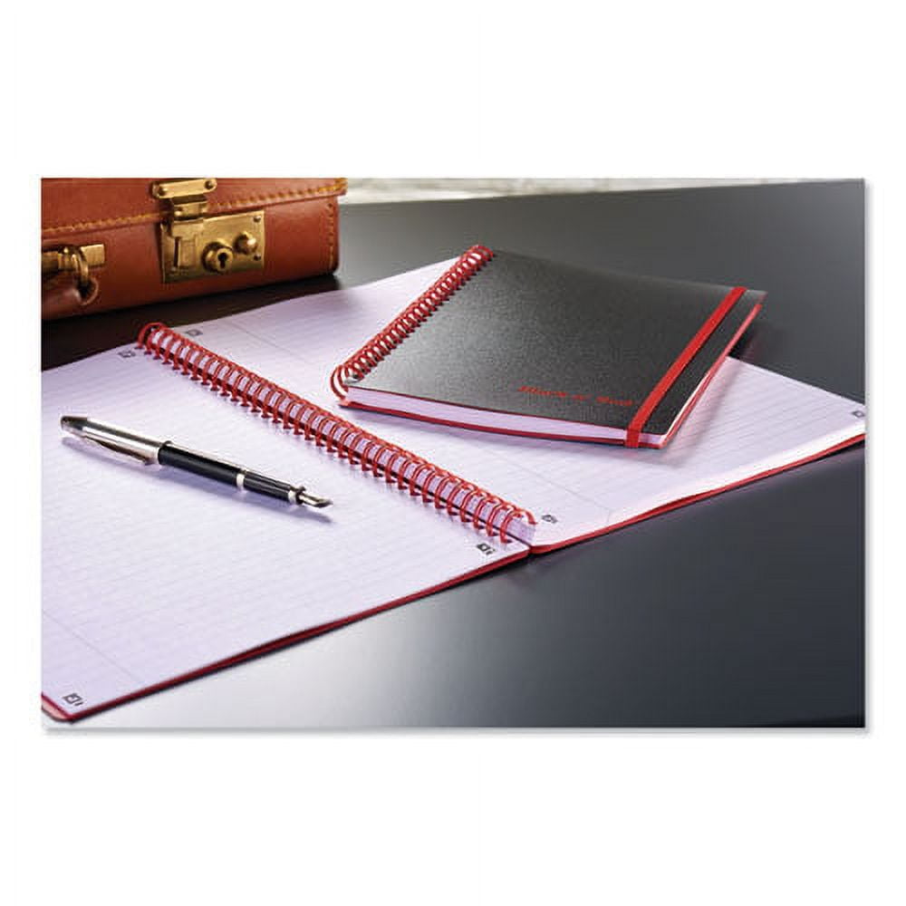 Twinwire Poly Cover Notebook, 1 Subject, Wide/Legal Rule, Black Cover ...