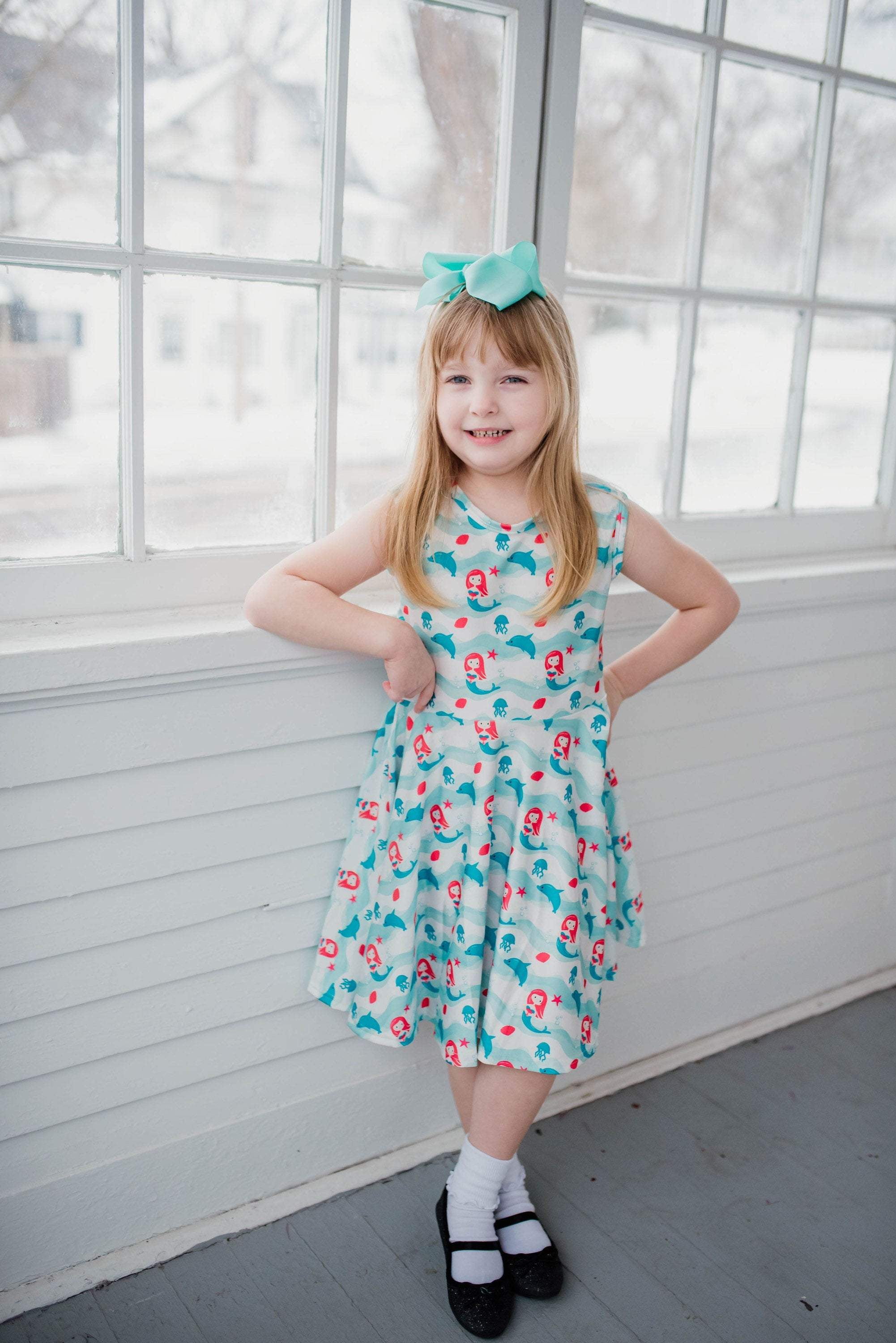 Twirly Mermaid Dress, Slinky Material - Walmart.com
