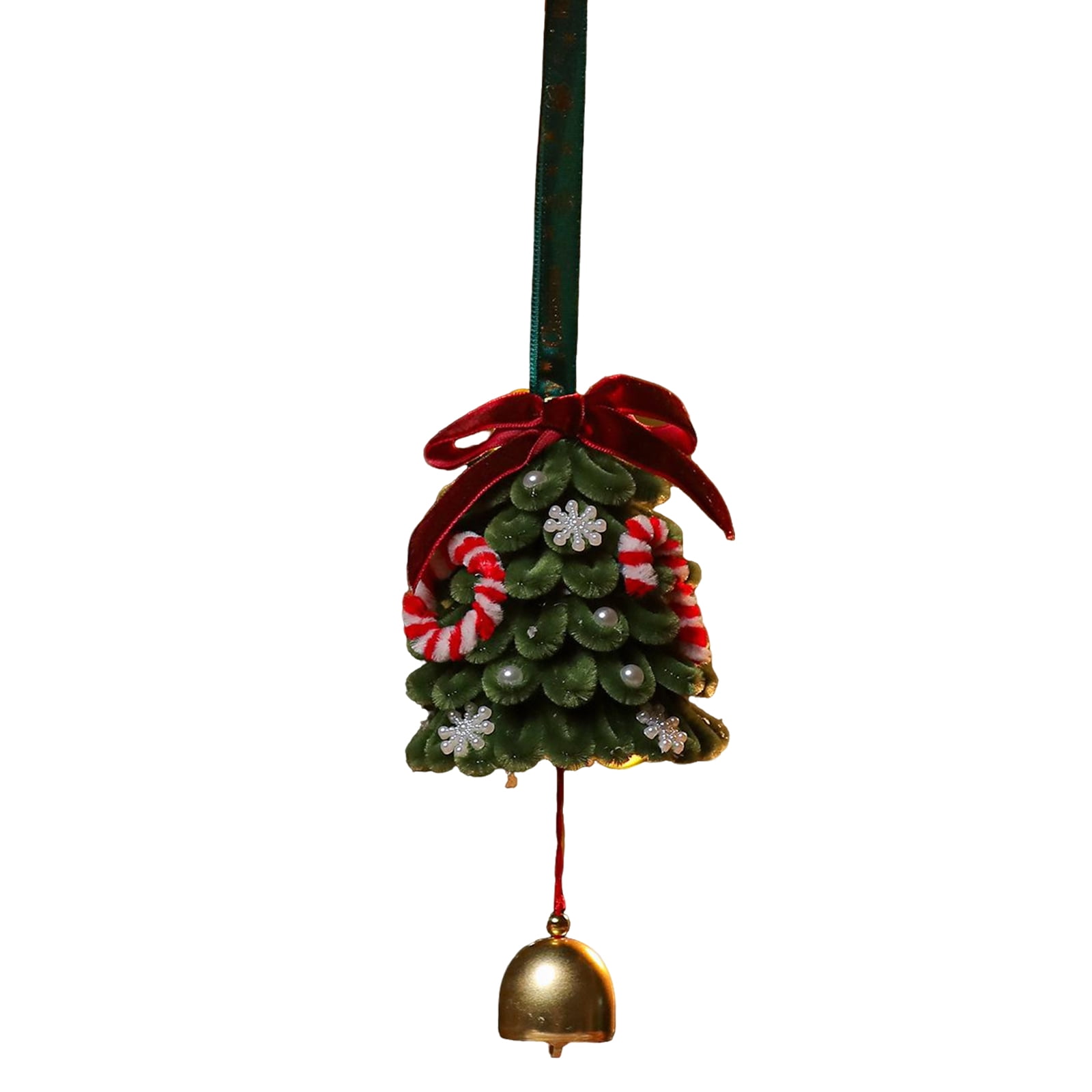 Twist Bar Christmas Tree Ornament Chenille Stem Bell Pendant Pipe ...