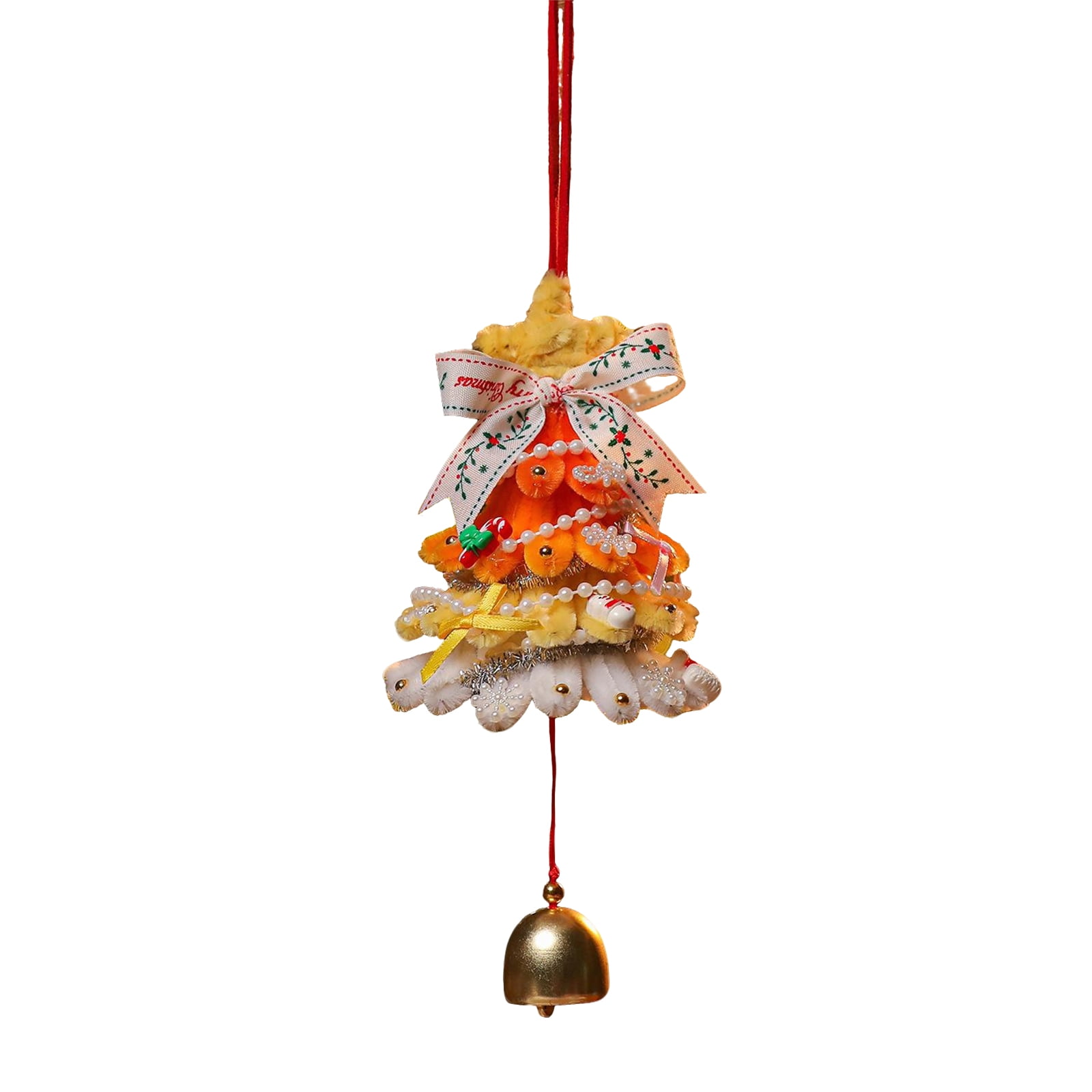 Twist Bar Christmas Tree Ornament Chenille Stem Bell Pendant Pipe ...