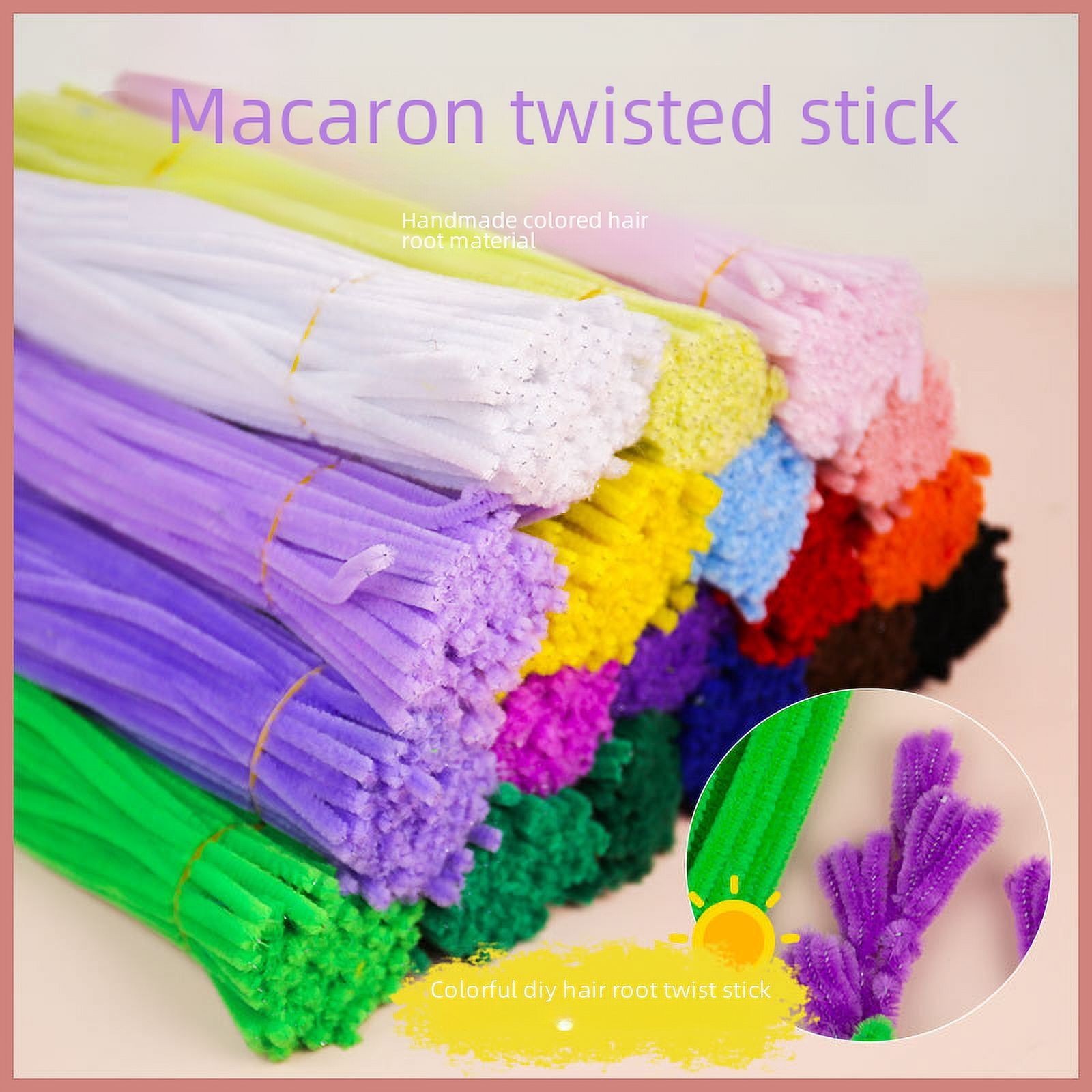 Twist Bars Bouquet Handmade diy Tulip Rose Material Bag Encrypted Hair ...