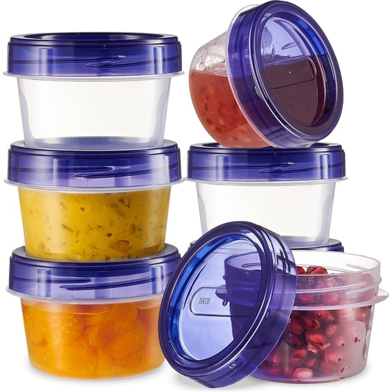 PLASTICPRO 48 Oz Twist Cap Meal Prep Containers Reusable Food Storage ...