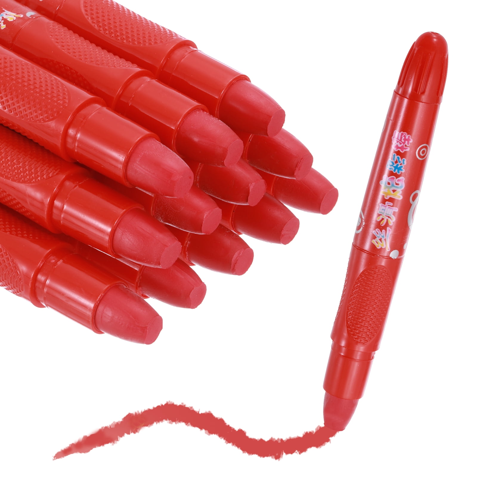 Uxcell Twist Crayons Twist Crayons Gel Set Red Pack of 12 - Walmart.com