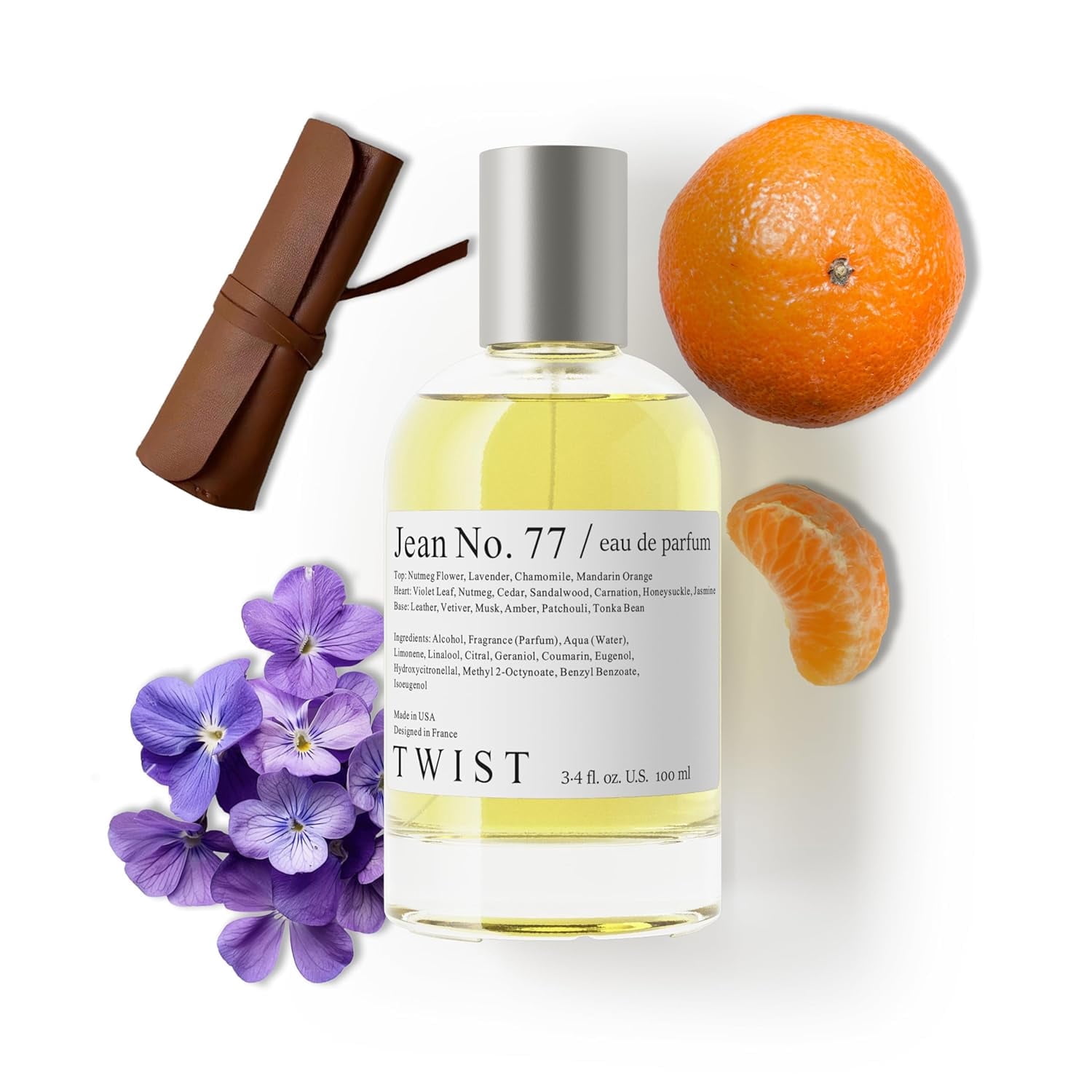 Twist Jean No. 77 Inspired by Fahrenheit, Long-Lasting Perfume For Men ...