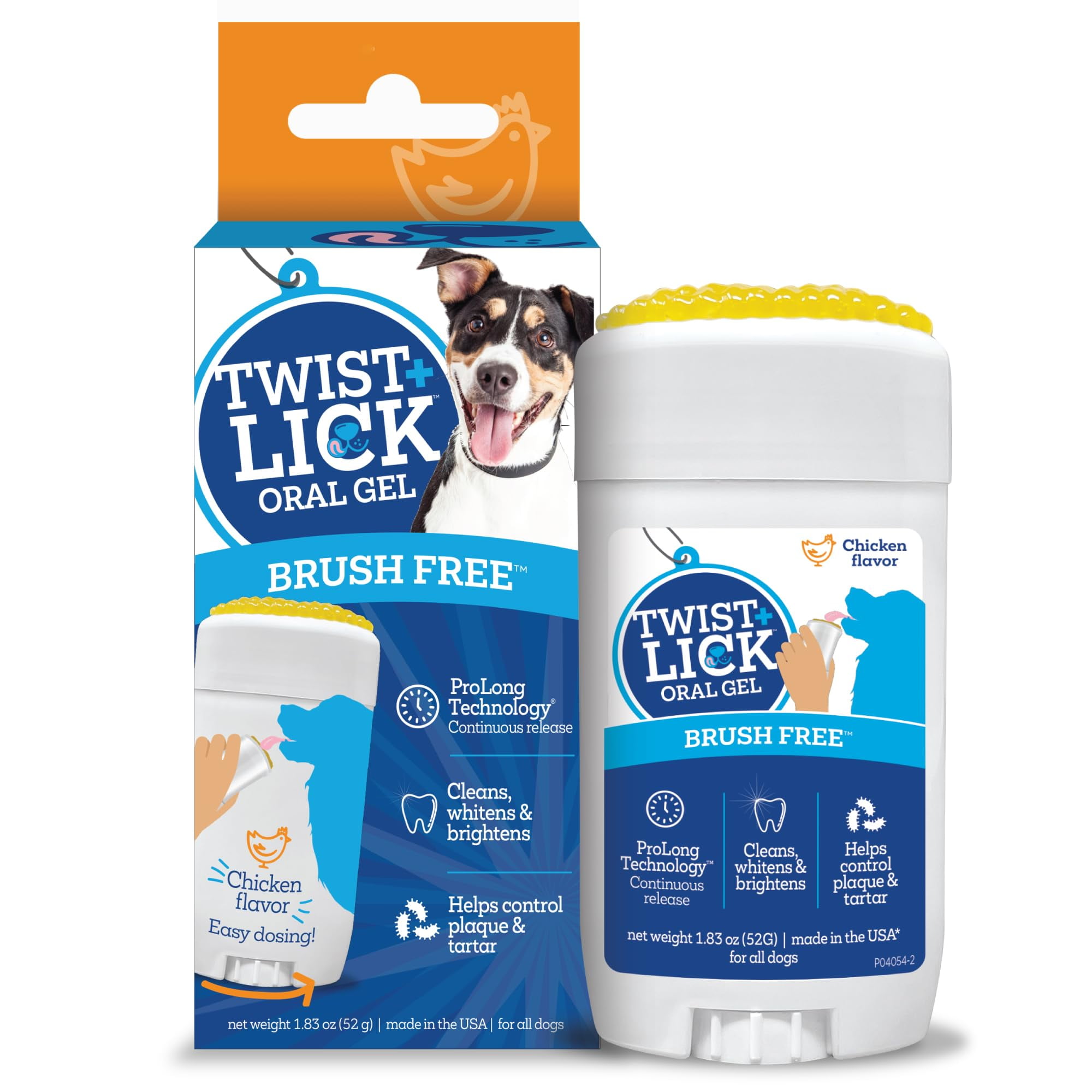 Twist + Lick Dental IRF13 Gel for Dogs, Cleans Teeth and Freshens ...