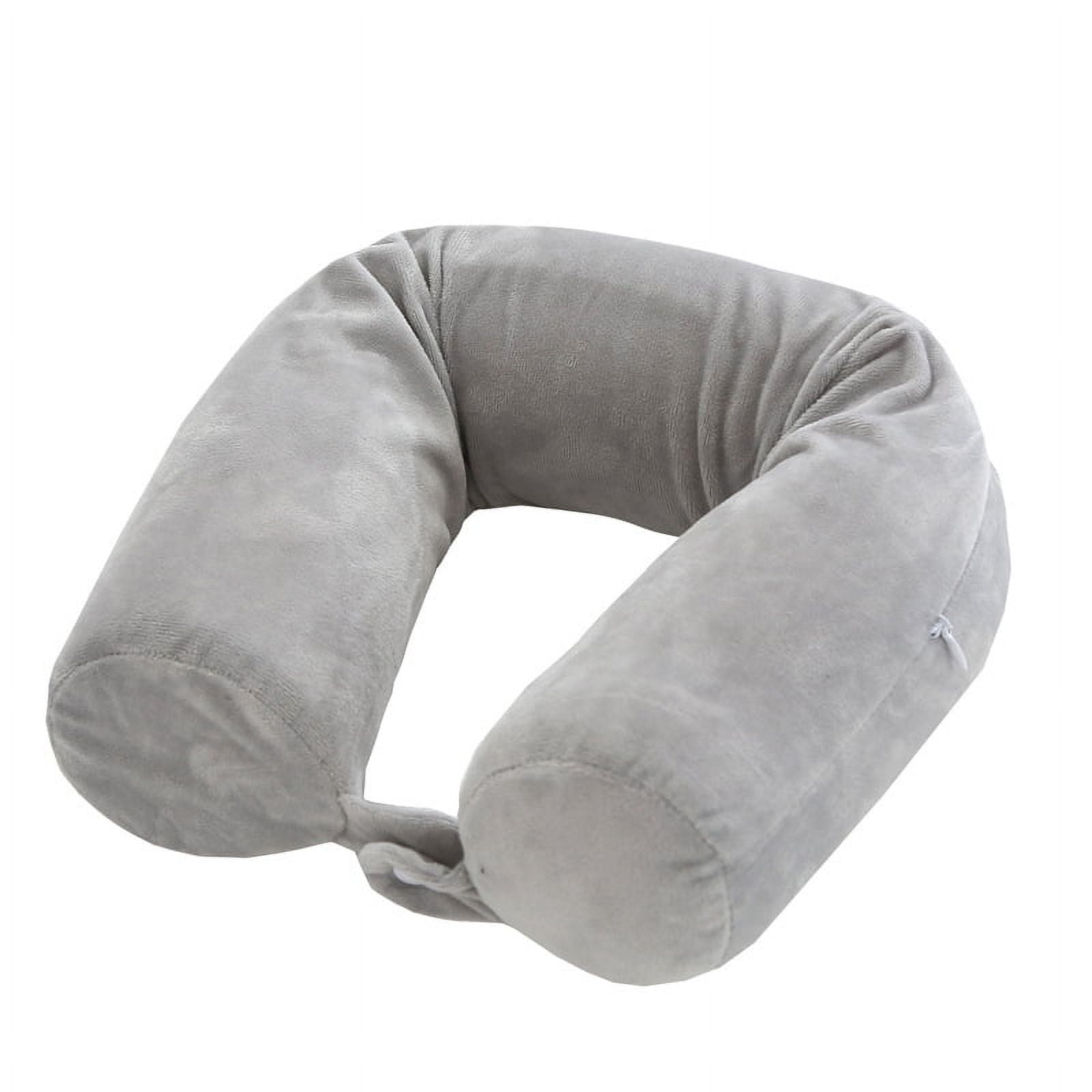 Twist Memory Foam Travel Pillow for Neck, Chin, Lumbar and Leg Support ...