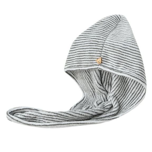 Fu997 Colorful Paw Pattern Hair Towel Wrap Microfiber Fast Drying Hair ...