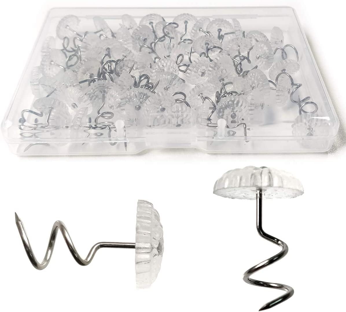Twist Pins with Clear Heads, Ideas Bedskirt Pins for Holds Bedskirts ...