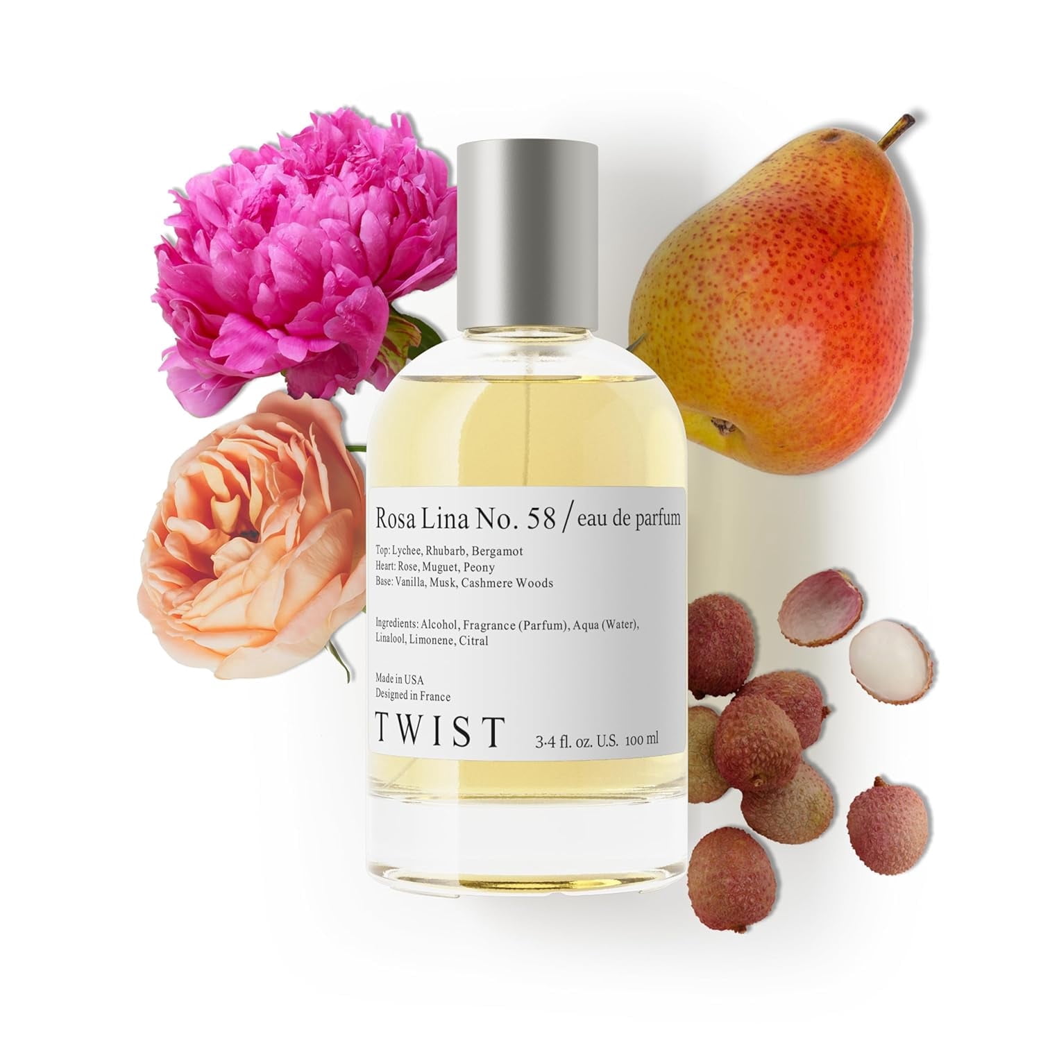 Twist Rosa Lina No. 58 Inspired by Perfume De Marly Delina, Long ...