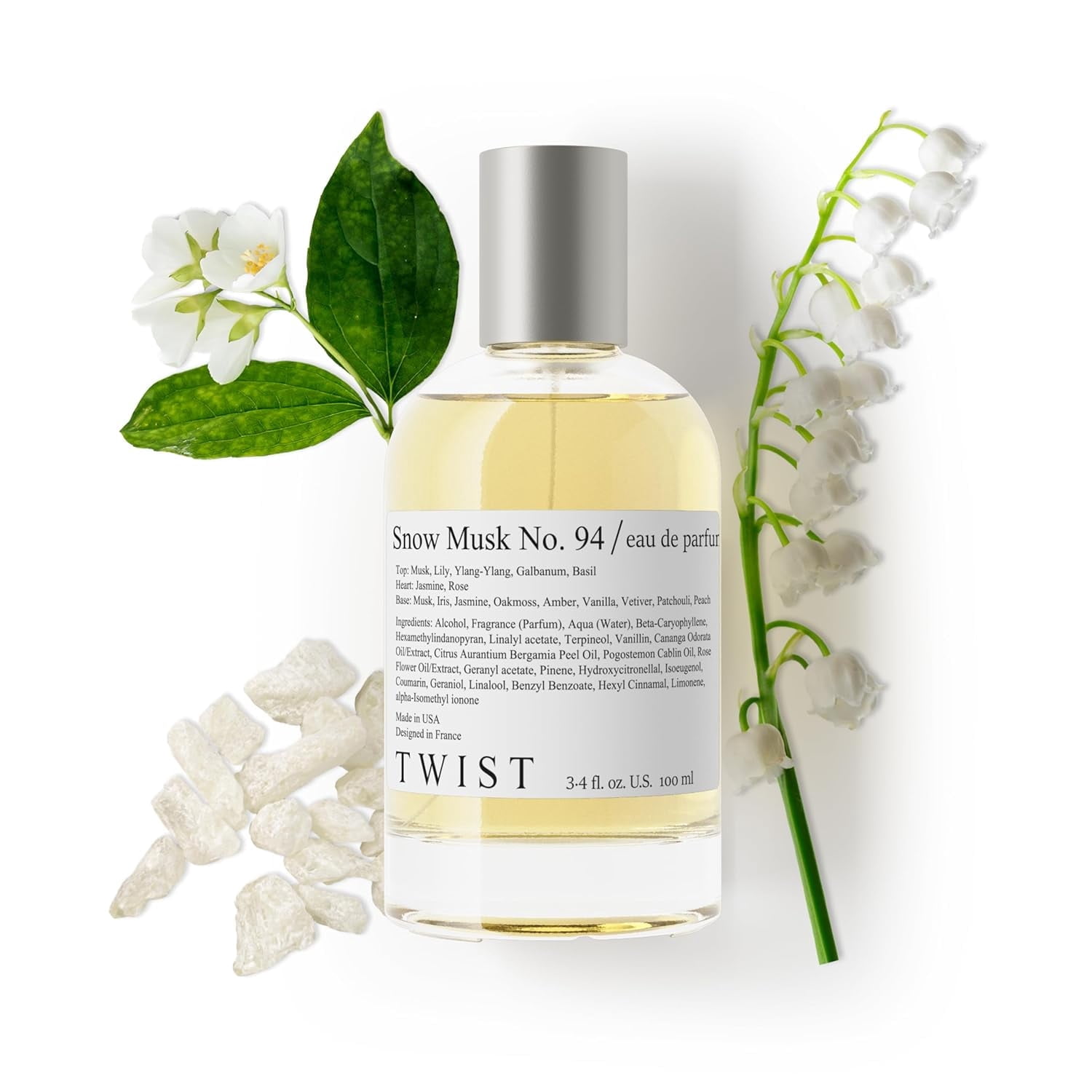 Twist Snow Musk No. 94 Inspired by The B. Shop White Musk, Long Lasting ...
