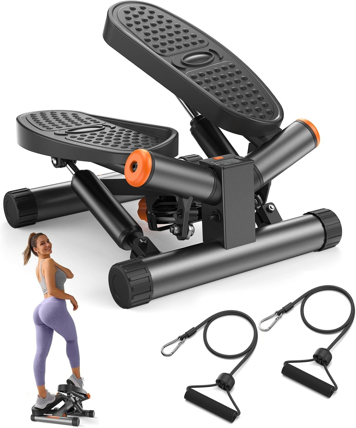Twist Stepper for Exercise at Home, Mini Stair Stepper with Resistance ...