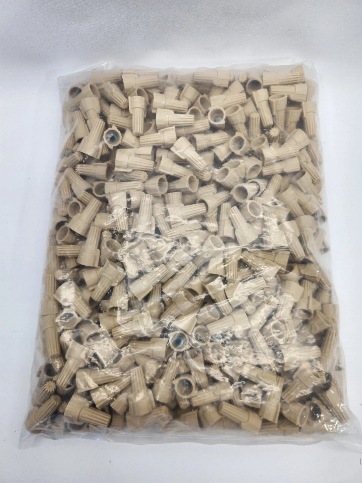 Twist Type Wire Connector Cable Nuts 18-10 Gauge Winged UL Listed Tan ...