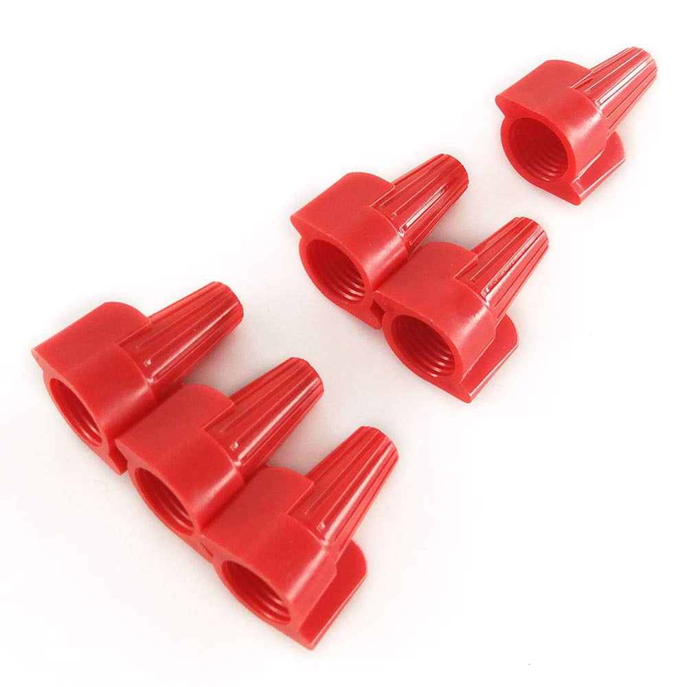 Twist Type Wire Connector Wire Nuts AWG 18-8 Winged UL Listed Red 500 ...