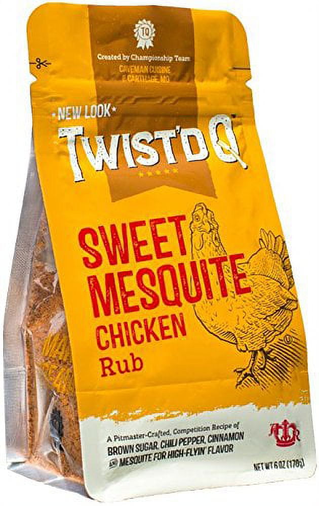 Twist'd Q - Sweet BCF26 Mesquite Chicken Rub - American Royal - Caveman ...