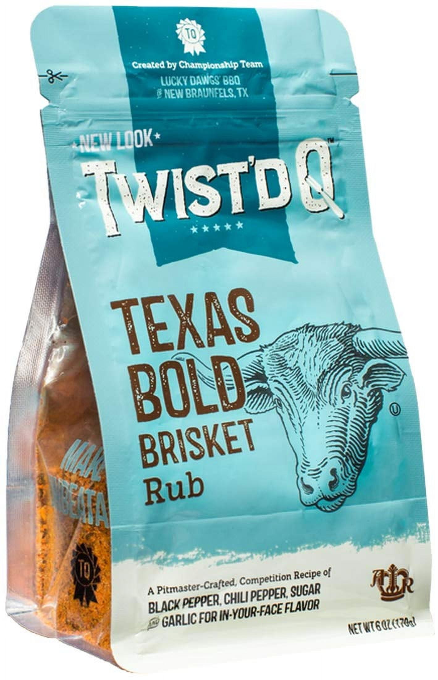 Twist'd Q - Texas SAF21 Bold Brisket Rub - American Royal - Lucky Dawgs ...