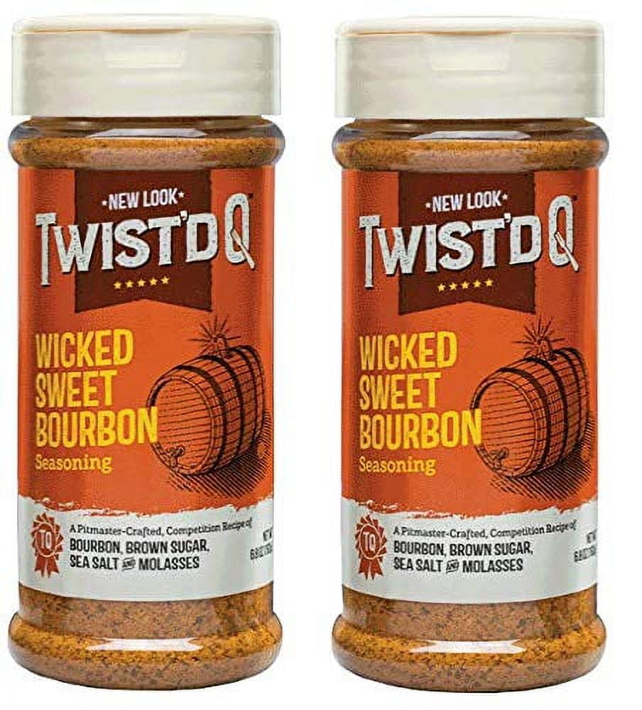 Twist'd Q Wicked Sweet Bourbon Cooking Seasoning Spice Rub for Grill ...