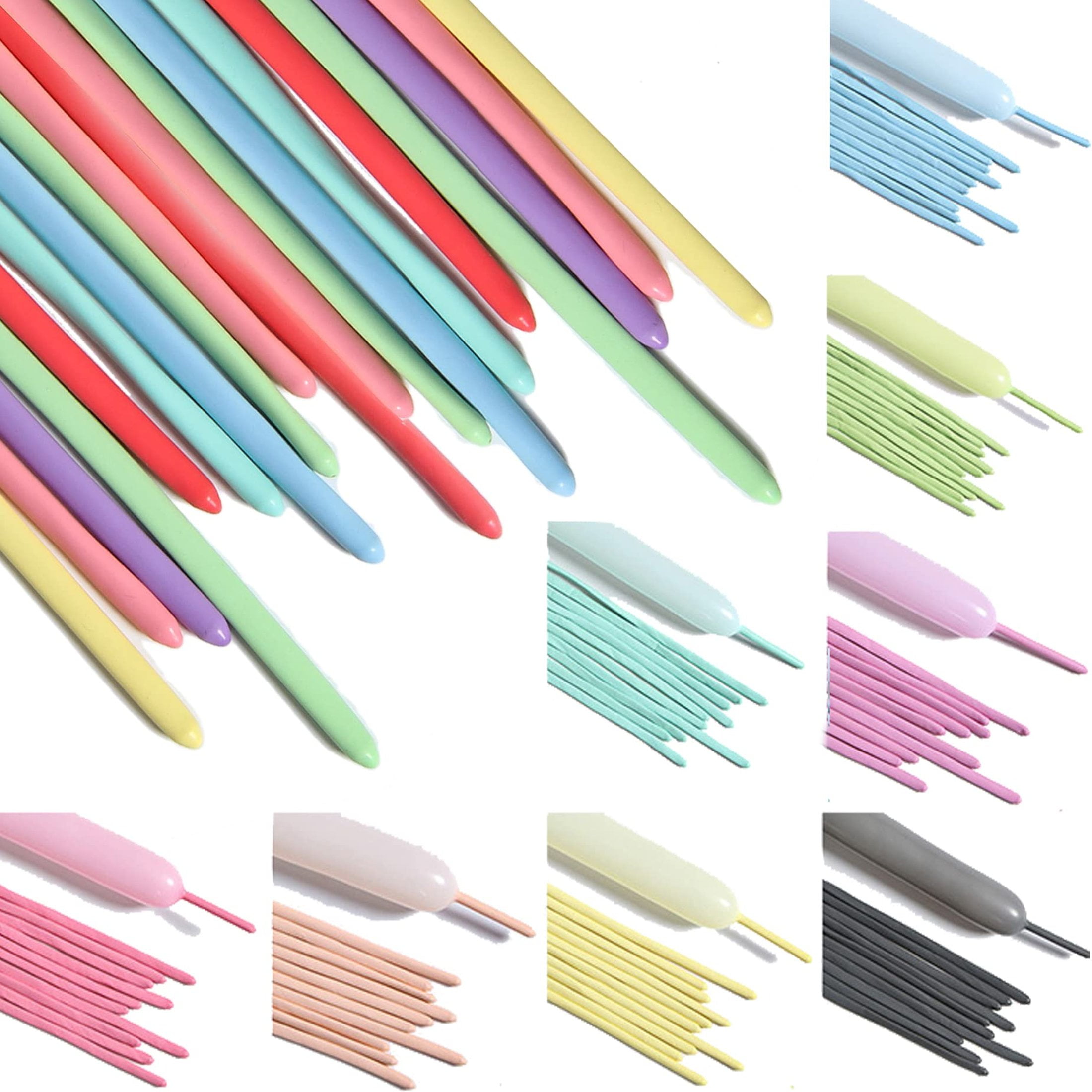 TwistMac Long Balloons - 100Pcs 260 Long Latex Balloons for DIY Balloon ...