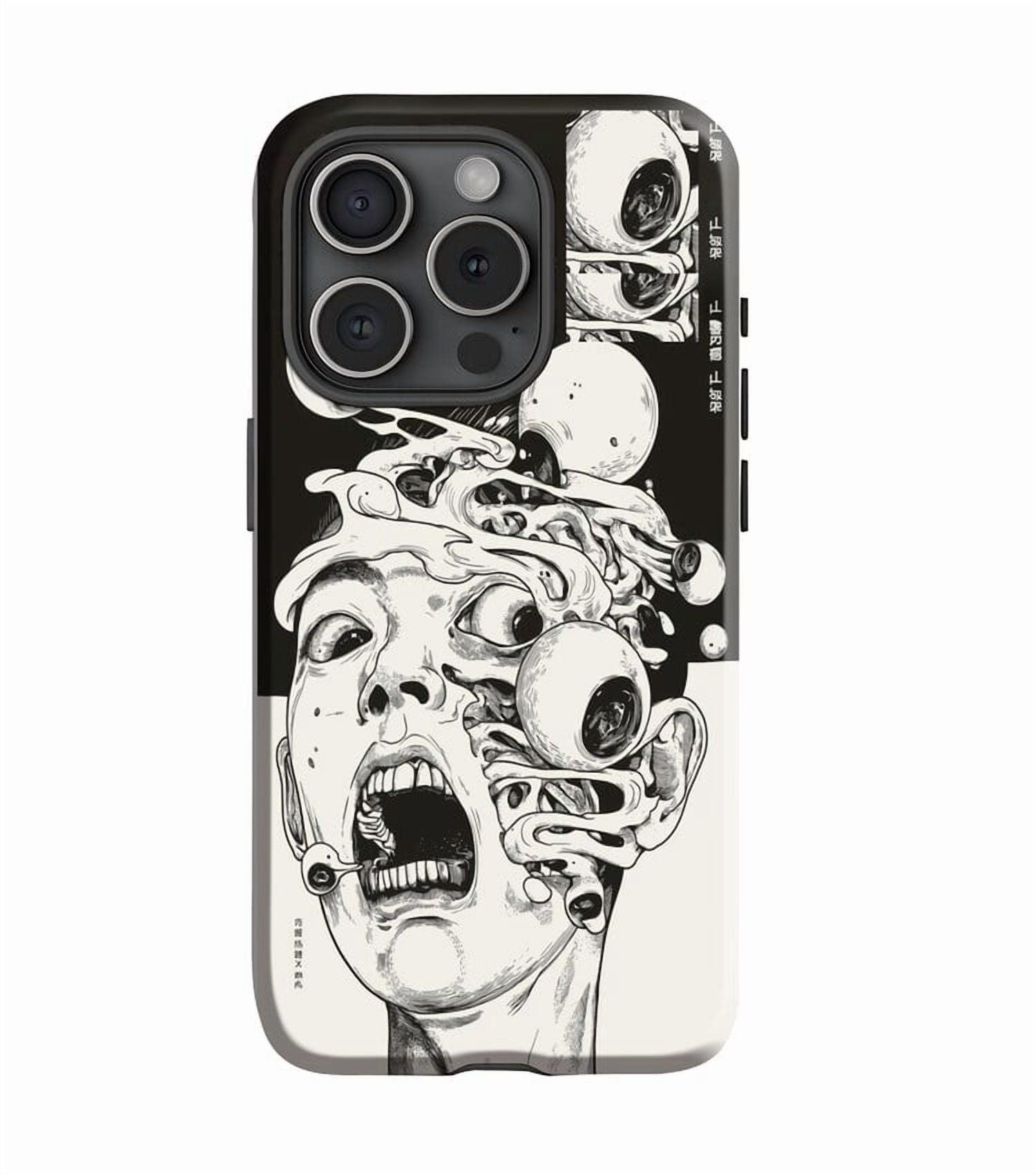 Twisted Anatomy Eyeball Macabre Art Phone Case for iPhone 11, 12, 13 ...