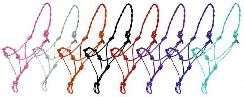 Twisted Cowboy Knot Halter (Black) - Walmart.com