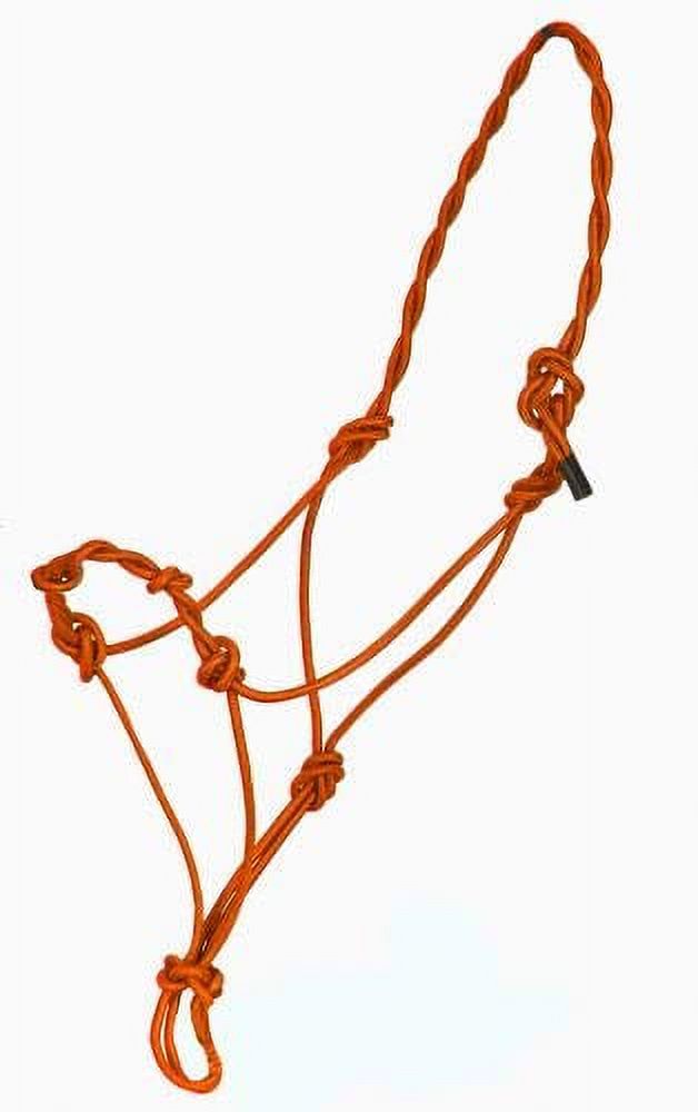 Twisted Cowboy Knot Halter (Orange) - Walmart.com