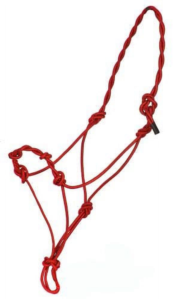Twisted Cowboy Knot Halter (Red) - Walmart.com