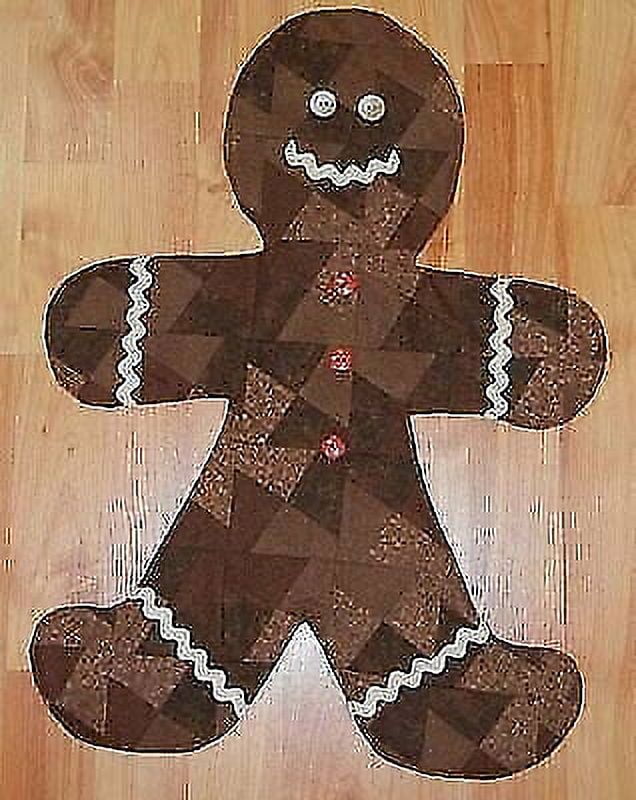 Twisted Gingerbread Man Pattern by Rose Pohlar - Walmart.com