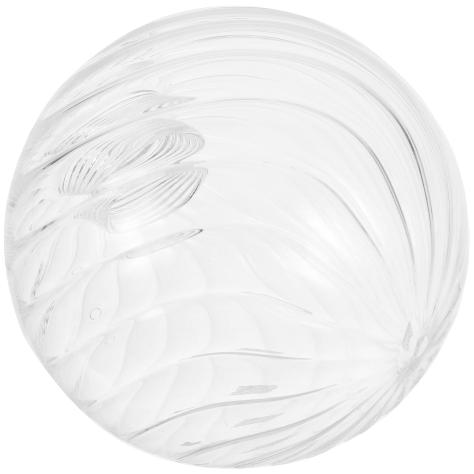 Twisted Glass Lampshade Light Bulb Ceiling Lamp Shade Sphere Light ...