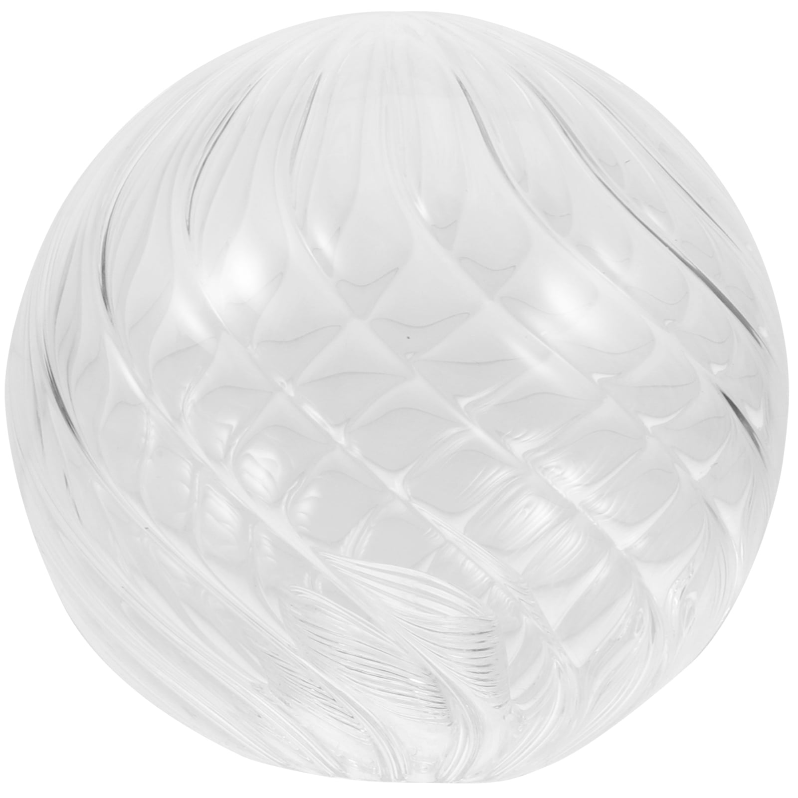 Twisted Glass Lampshade Light Bulb Modern Lamp Shade Vanity Light Cover ...