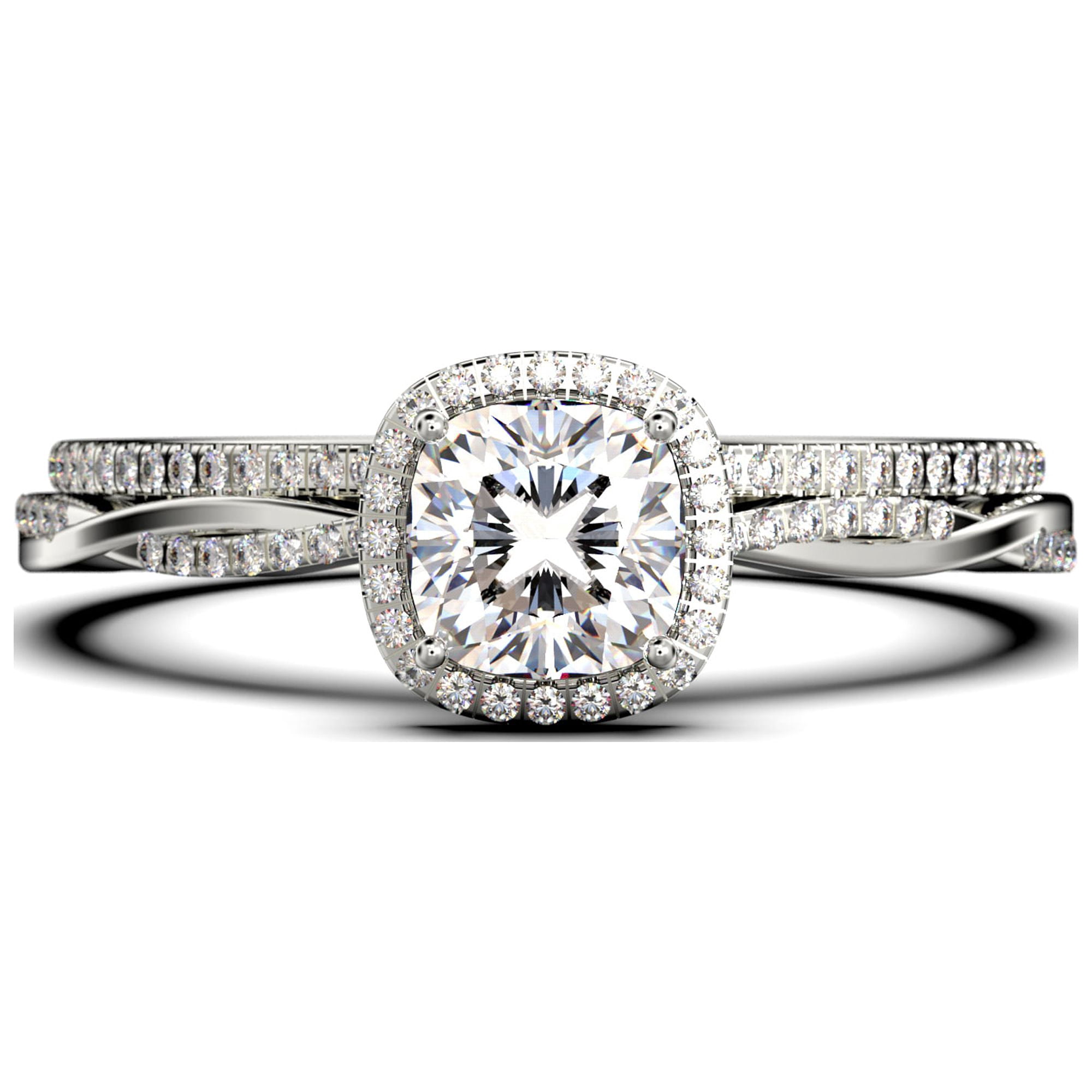 Twisted Infinity Band Dazzling Boho & hippie 1.75 Carat Round Diamond ...