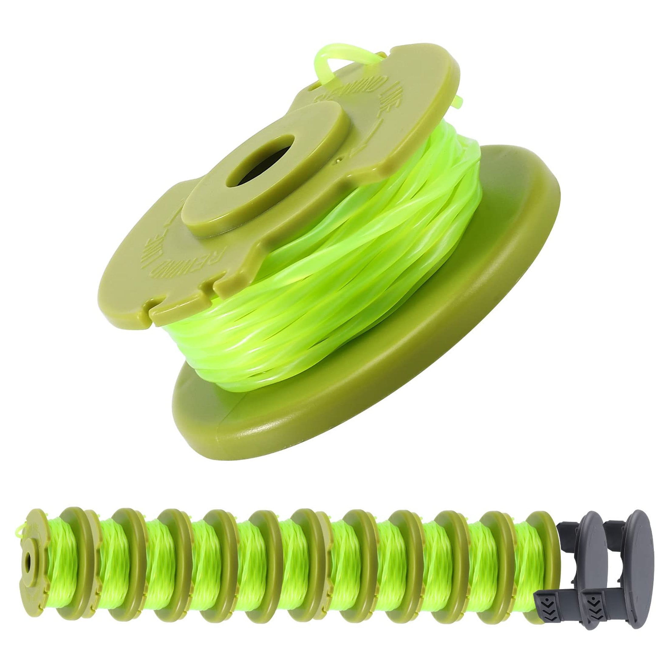 Twisted Line Spool for RYOBI Auto-Feed Trimmers - 12 Spools, 11ft Each ...