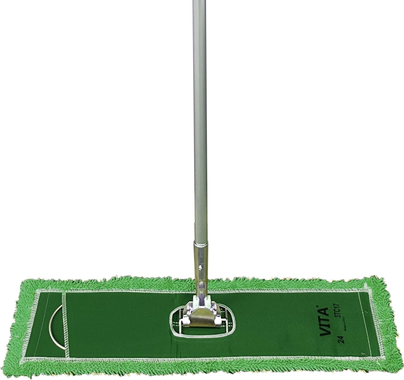 Twisted-Loop Dust Mop Kit: Superior Cleaning Efficiency - Green 36 Inch ...