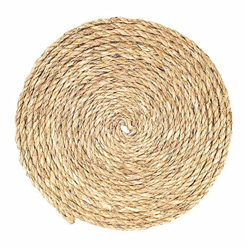 Twisted Manila Hemp Rope (1/4 Inch x 100 Feet) - Thick Heavy-Duty Rope ...
