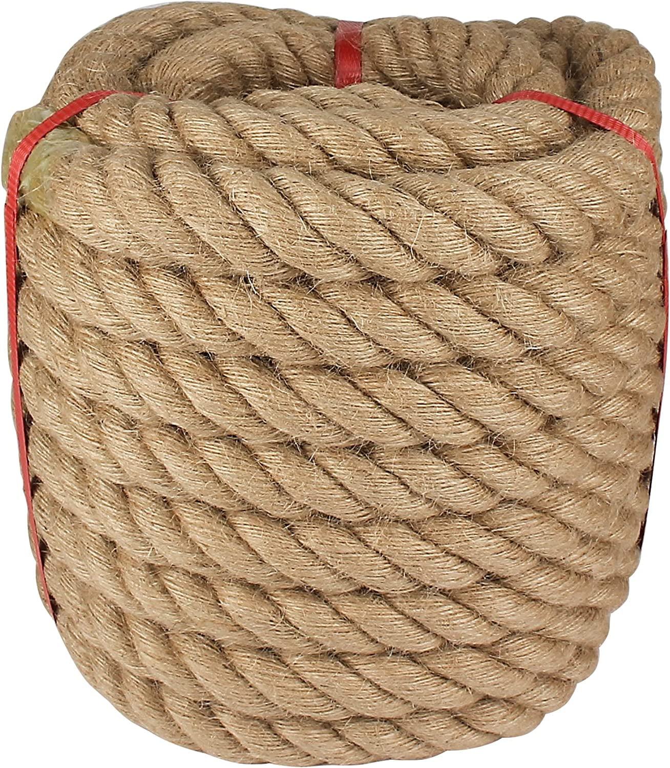 Twisted Manila Rope 1.5 in x 50 feet Natural Hemp Rope for Docks ...