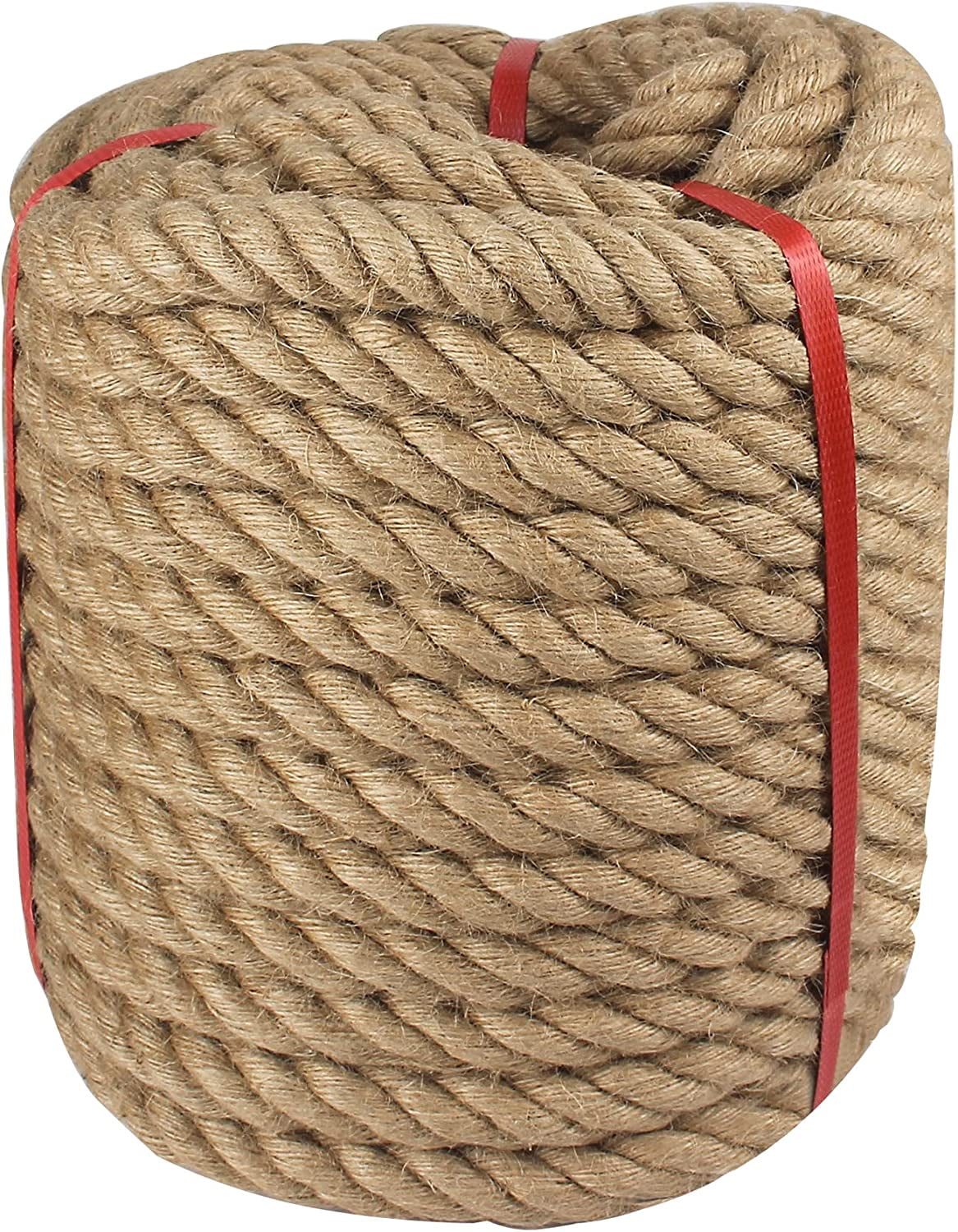 Twisted Manila Rope 1inch x 100 feet Natural Hemp Rope for Docks ...