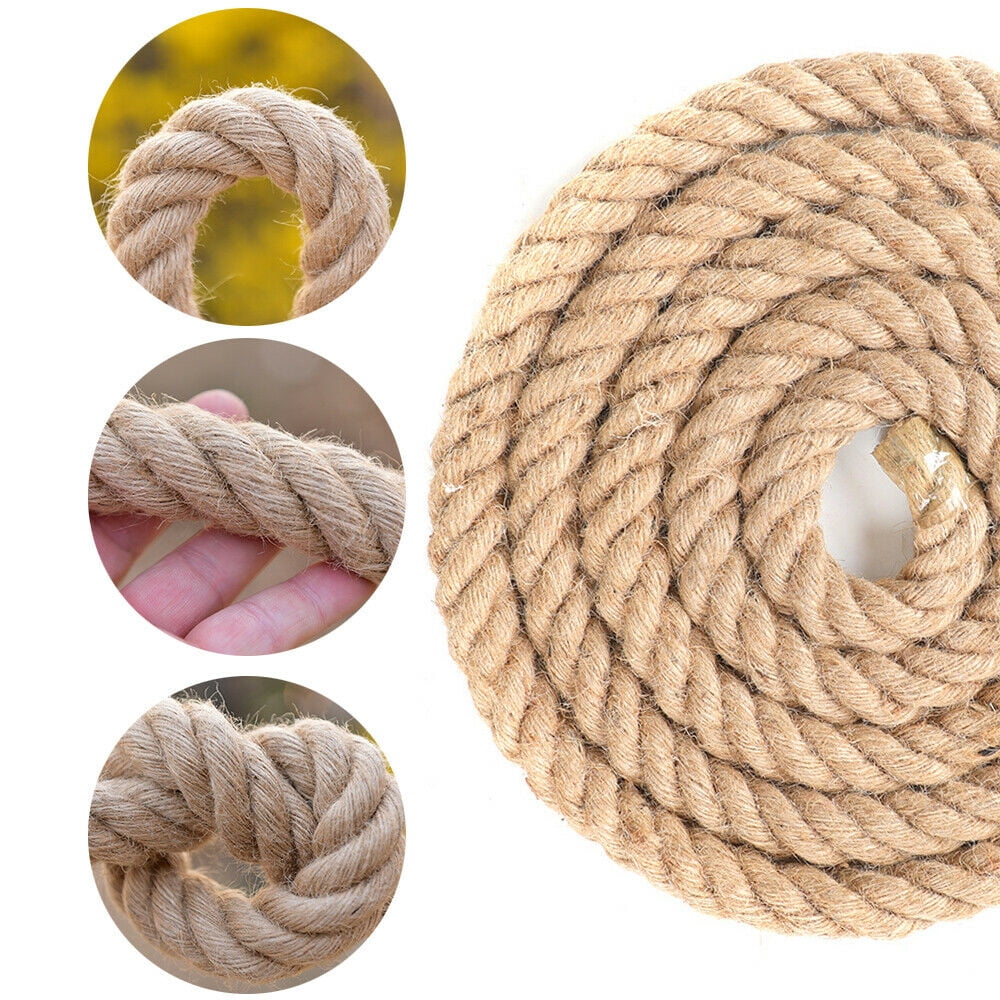 Twisted Manila Rope Natural Jute Twine Rope Twine Burlap Rope Boat ...
