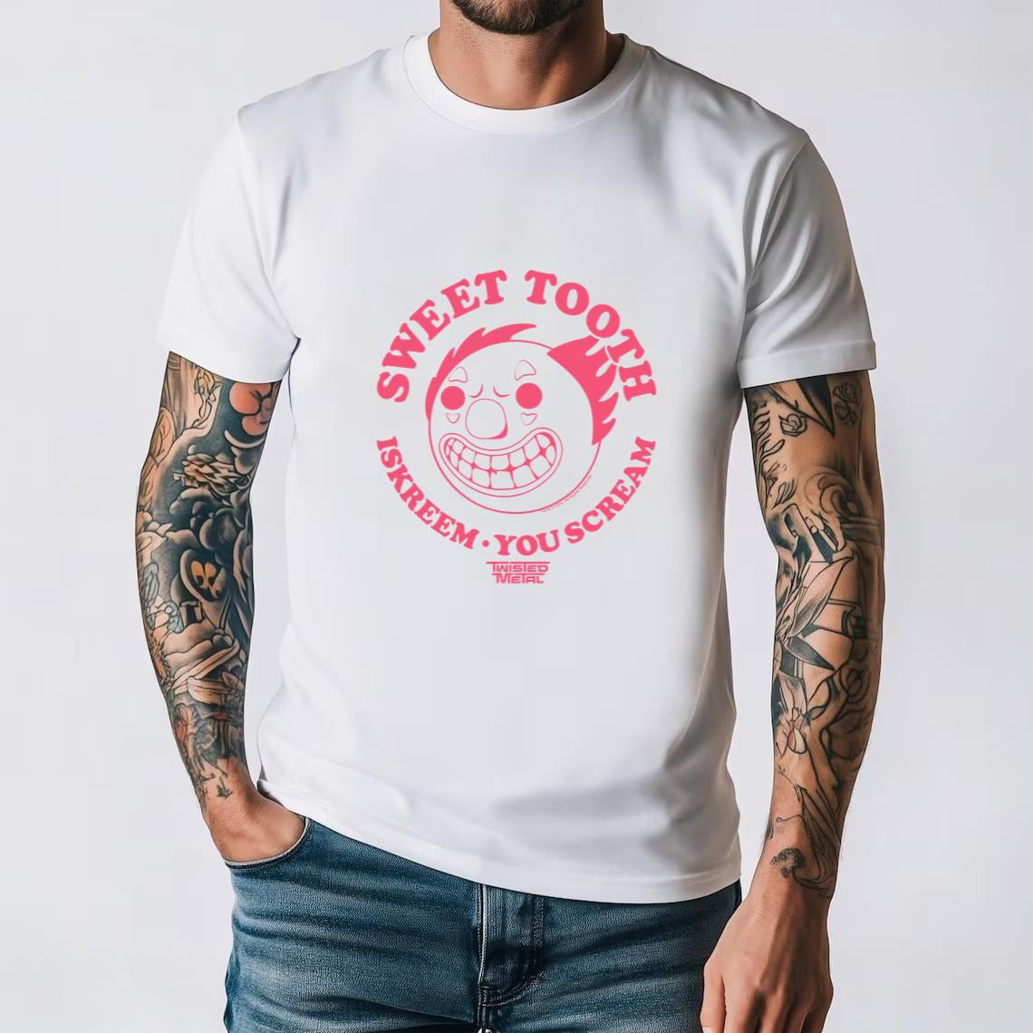 Twisted Metal TV Series Sweet Tooth Retro Gamer Graphic Unisex T-Shirt ...